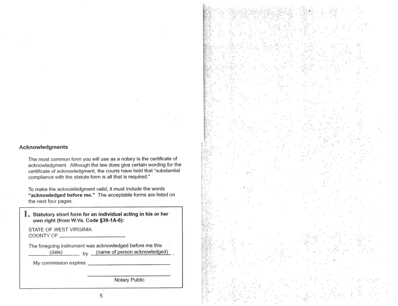 examples of notary acknowledgment statements | Study notes Law | Docsity