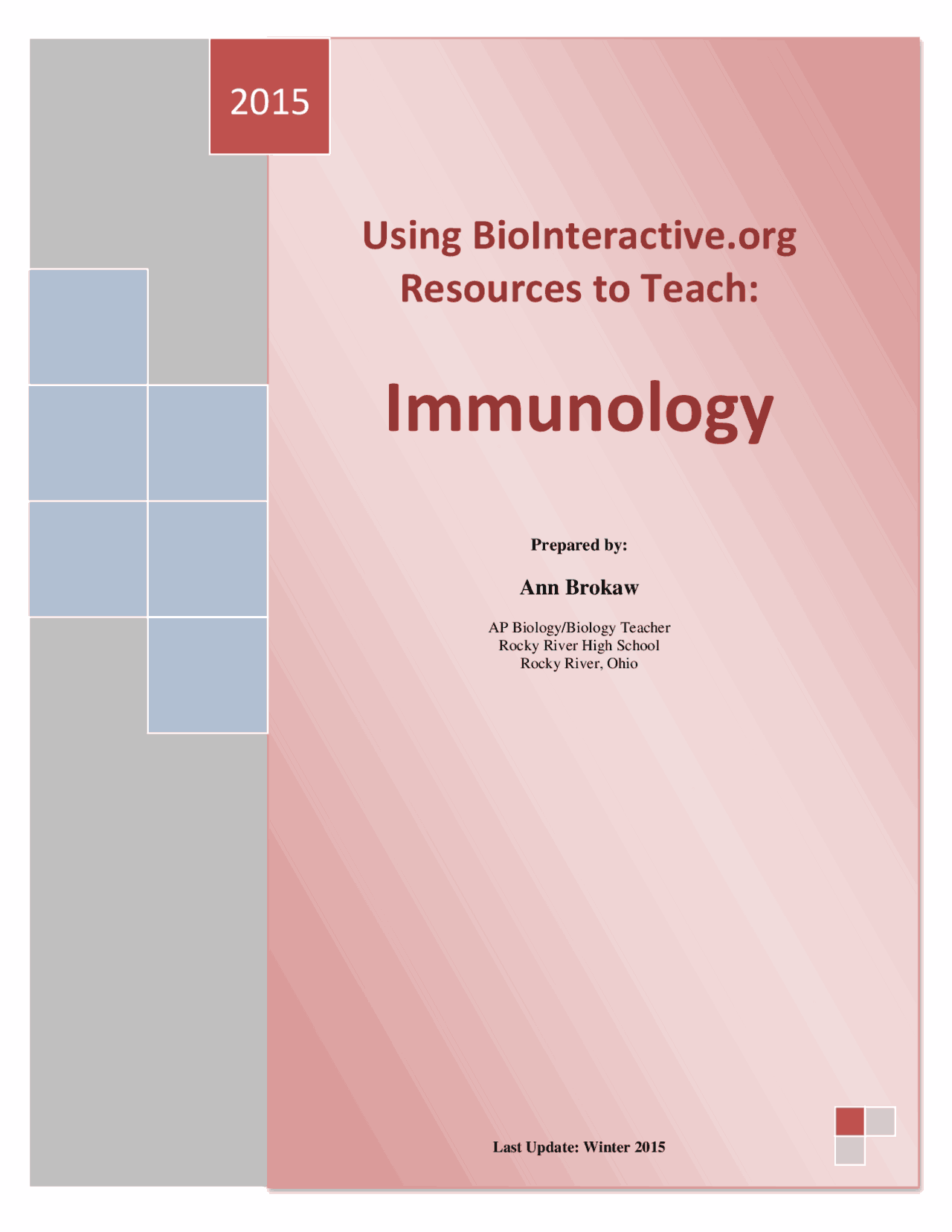 Using BioInteractive.org Resources to Teach: Immunology | Study notes ...