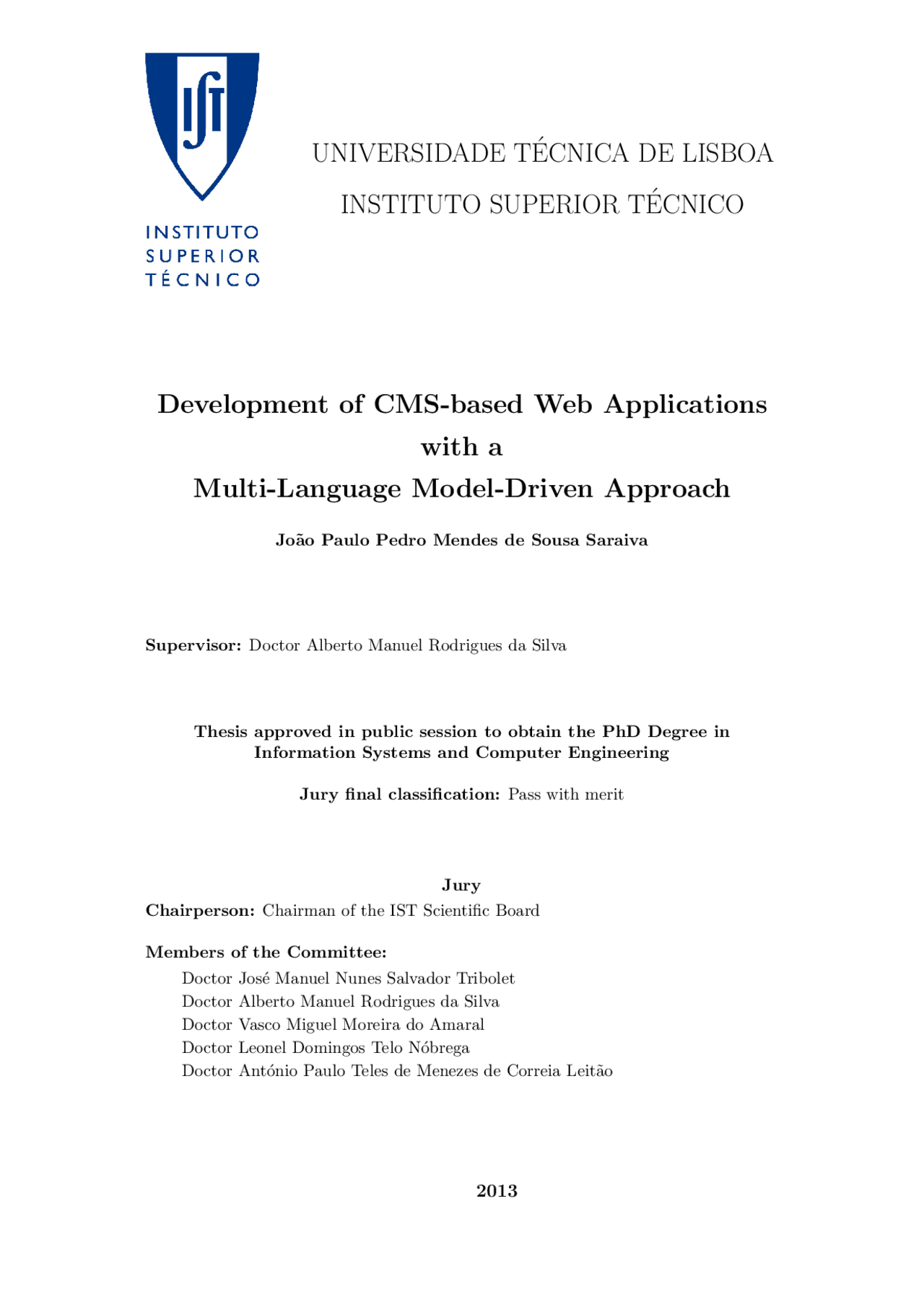 Phd Thesis Development Of Cms Based Web Applications Lecture Notes Software Development