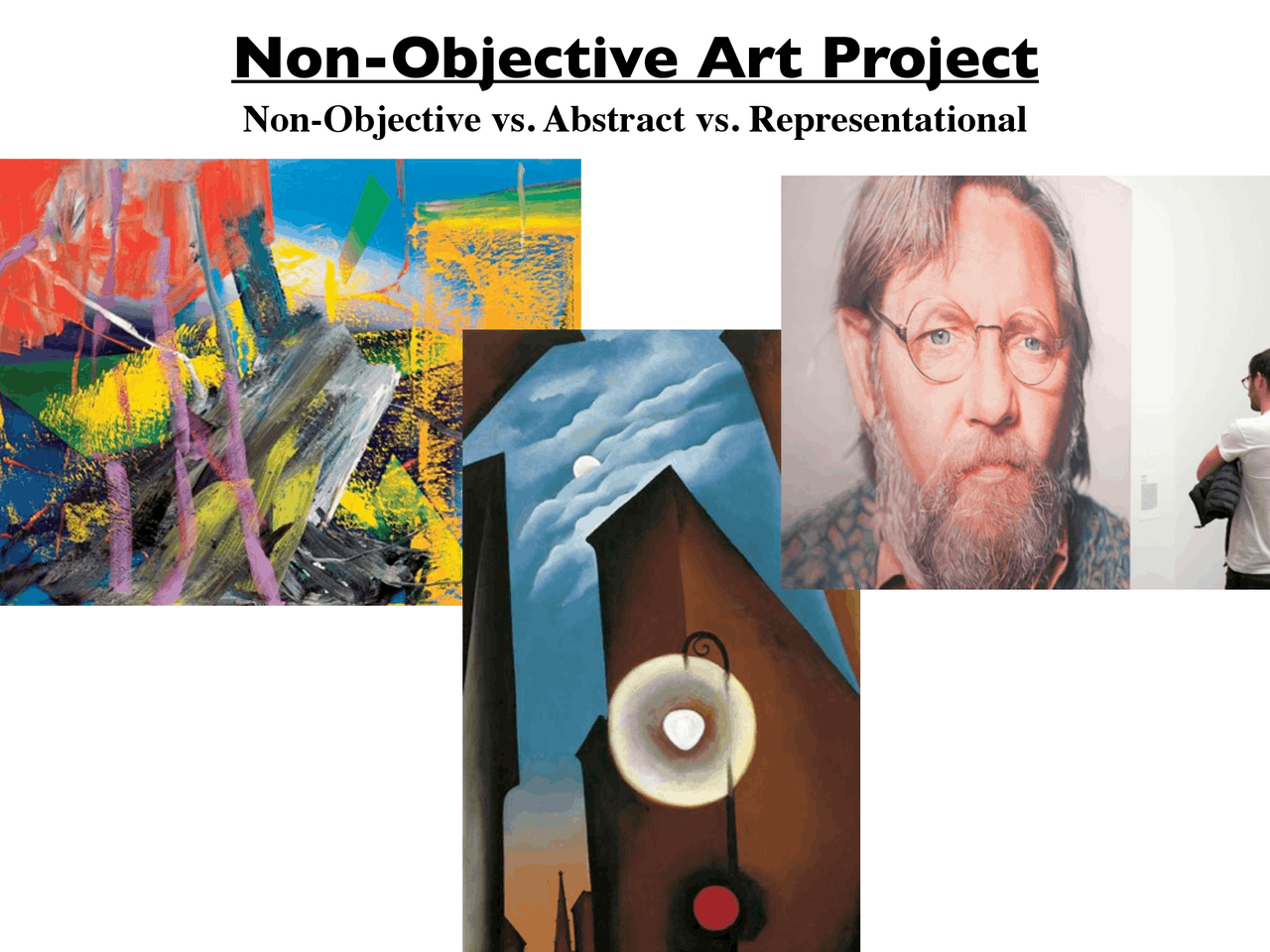 Non-Objective Art Project | Study Guides, Projects, Research Art | Docsity