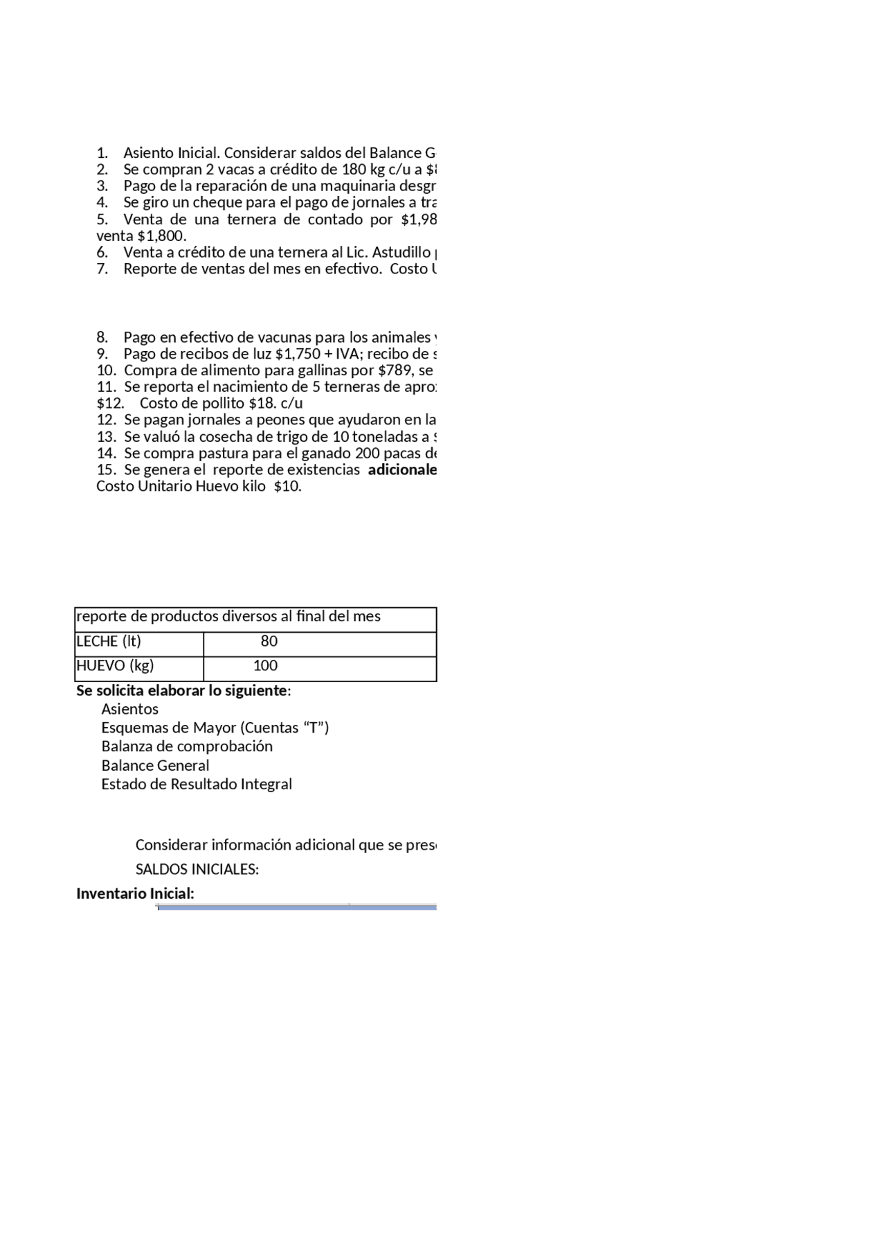 Ejercicios partida doble y partida simple | Ejercicios de Contabilidad ...