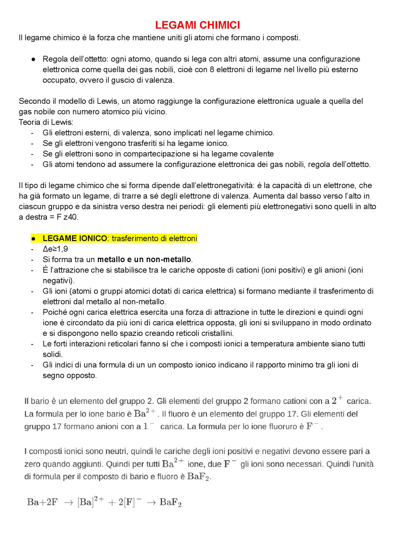 Legami Chimici I Diversi Tipi Di Legami Appunti Di Scienze Umane