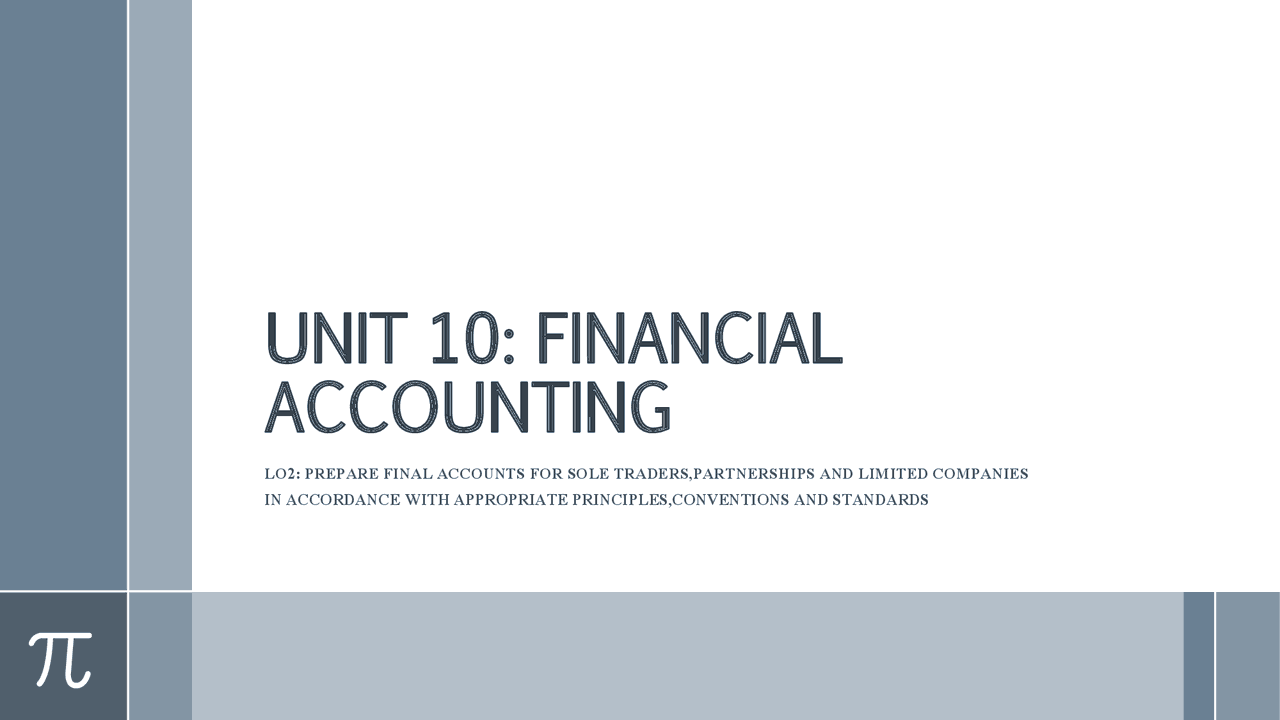Unit 10 Financial Accounting Summaries Accounting Docsity
