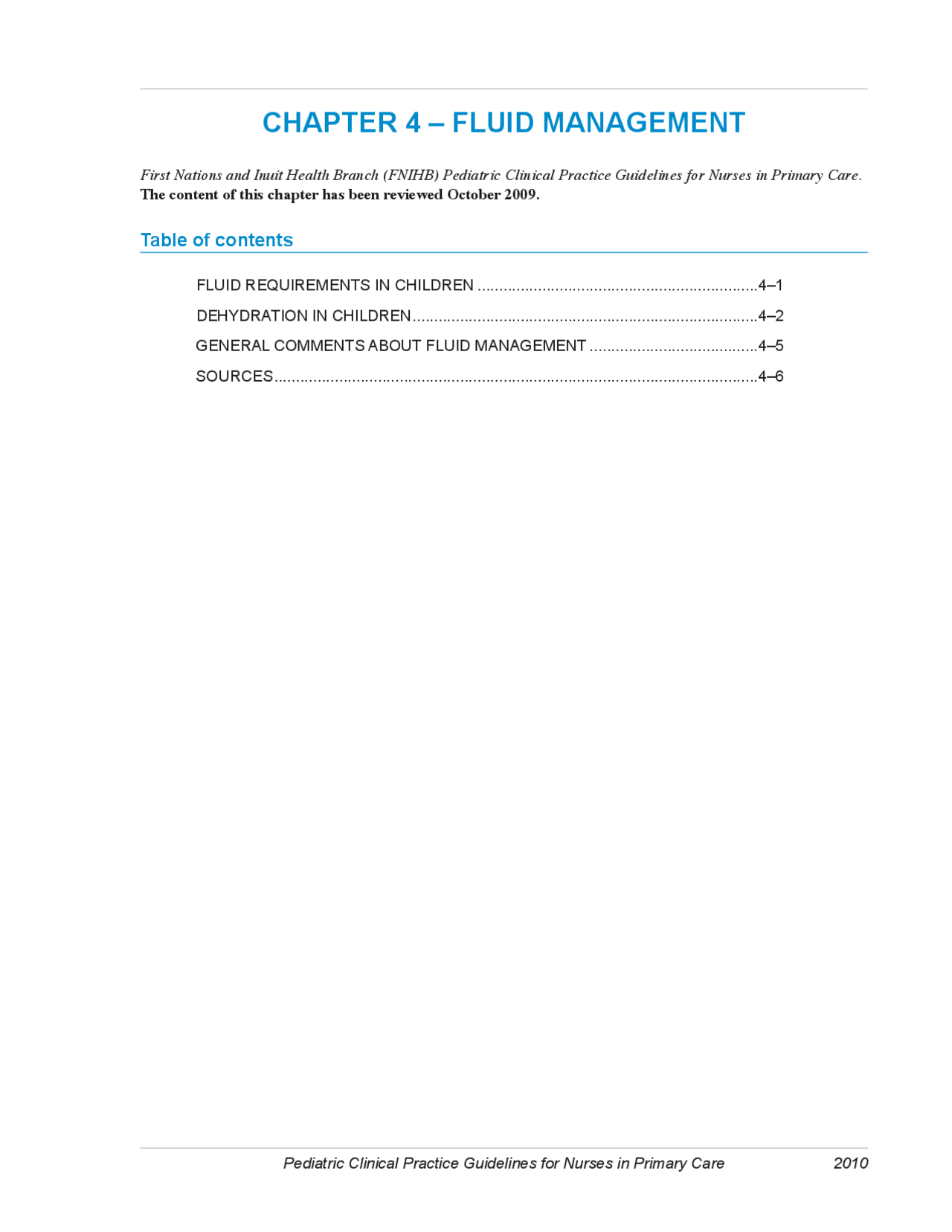 Fluid Management in Children: Dehydration and Maintenance Fluid ...