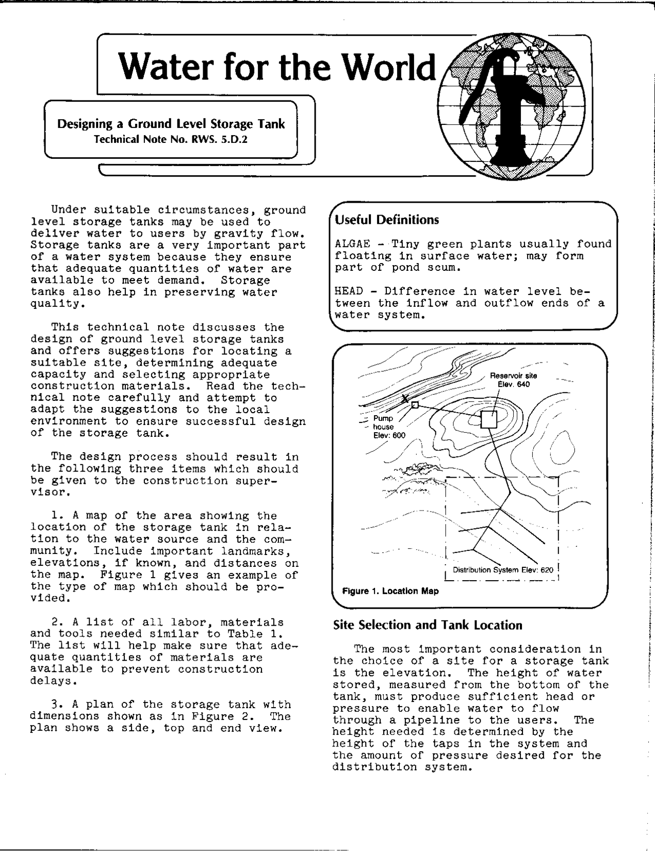 Designing a Ground level Storage Tank | Schemes and Mind Maps Design ...