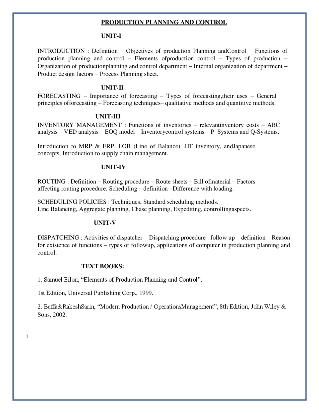 Objectives of production Planning andControl – Functions | Study notes ...