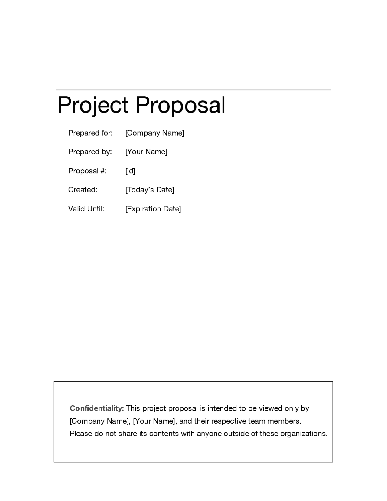Project Proposal Exams Project Management Docsity