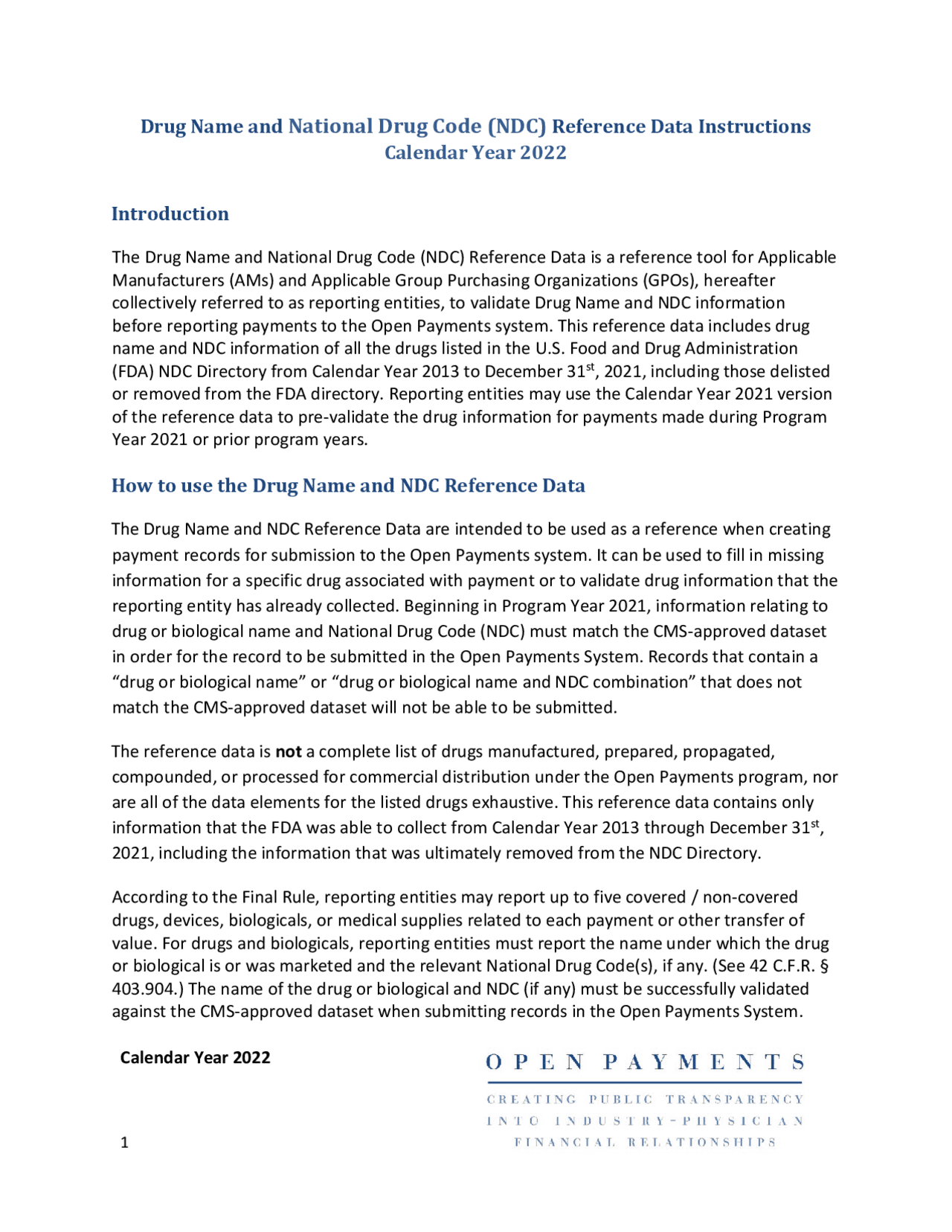 Drug Name and National Drug Code (NDC) Reference Data ... | Summaries ...