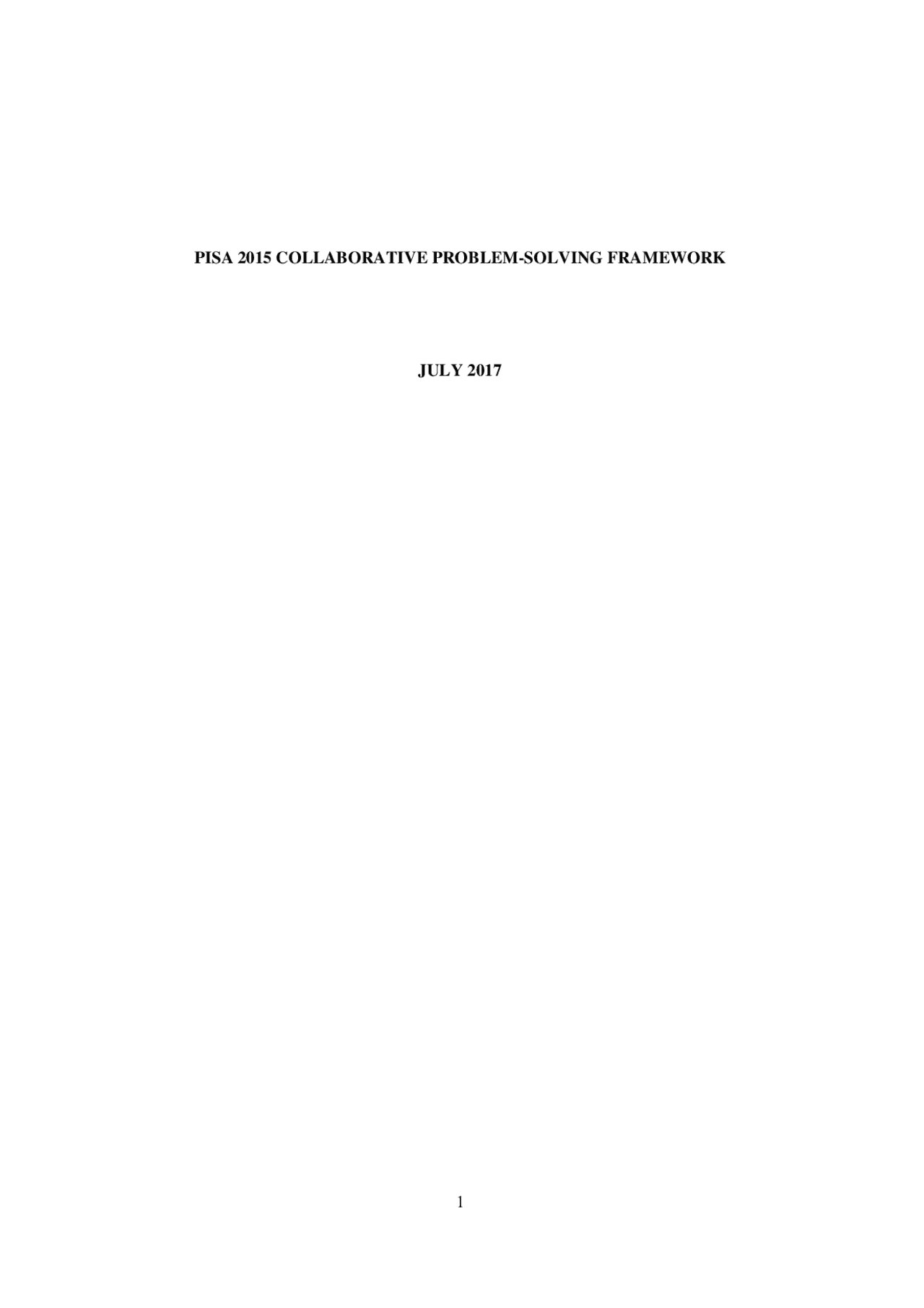 1 Pisa 2015 Collaborative Problem Solving Lecture Notes Design Docsity