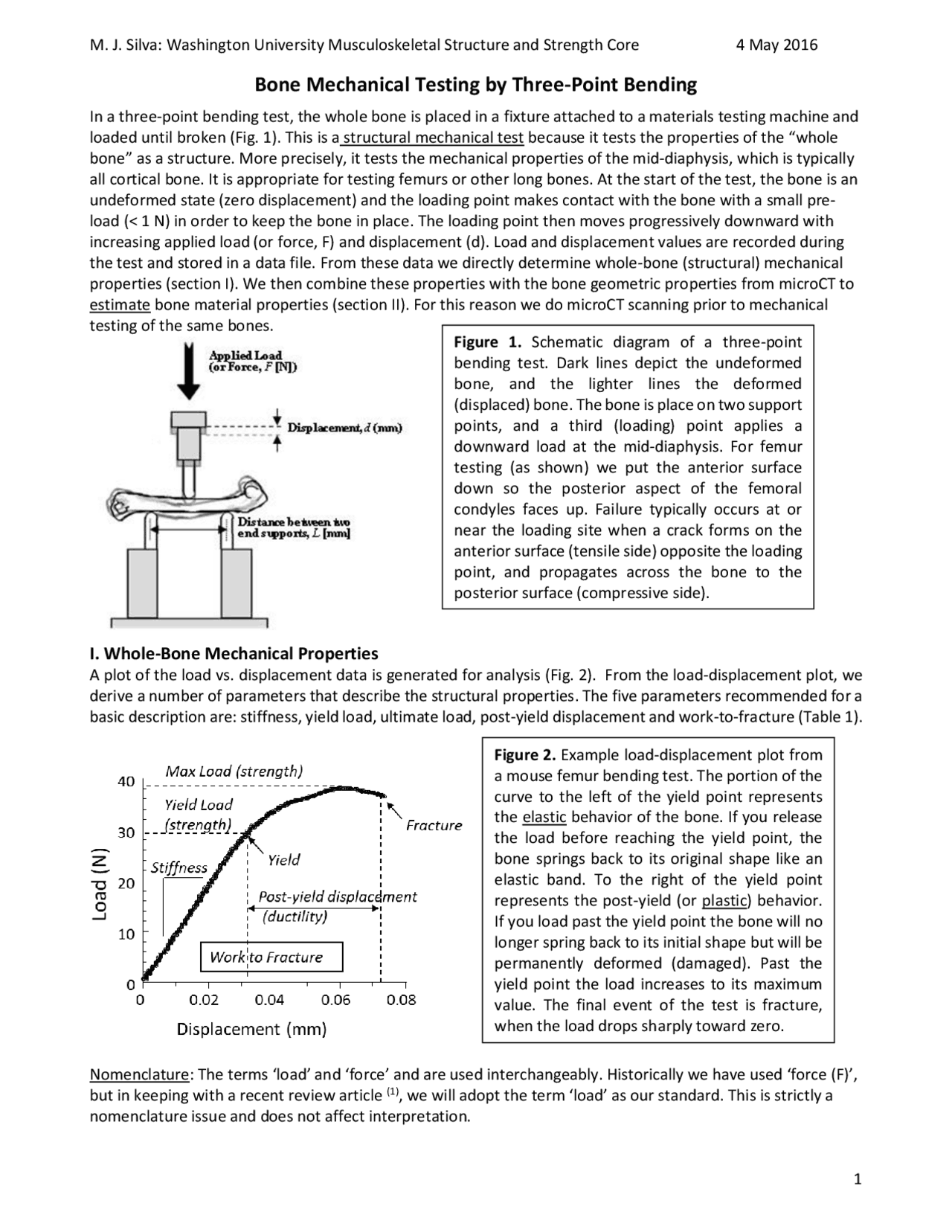Bone Mechanical Testing by Three-Point Bending | Study notes Physics ...
