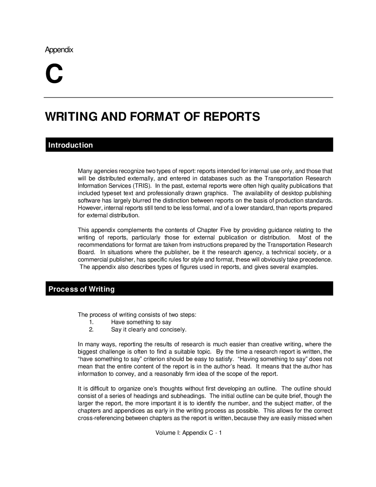 Writing And Format Of Reports Lecture Notes Creative Writing Docsity