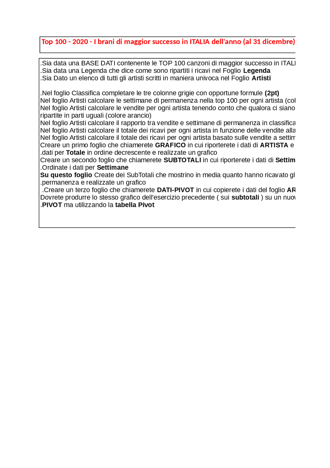 Esame Informatica Svolto E Corretto Prove Desame Di Elementi Di