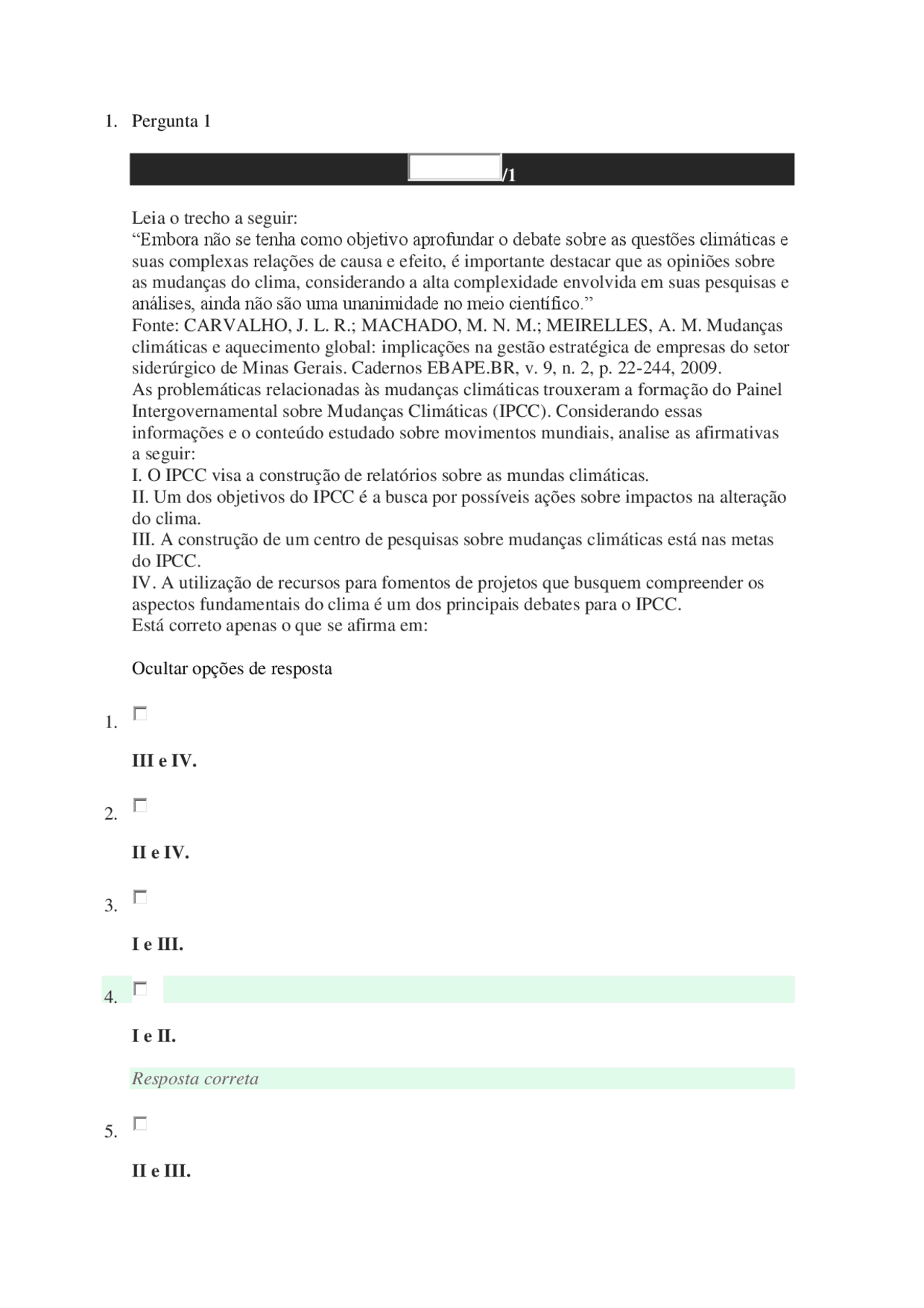 Aol 1 Desenvolvimento Sustentavel Provas Desenvolvimento Sustentável