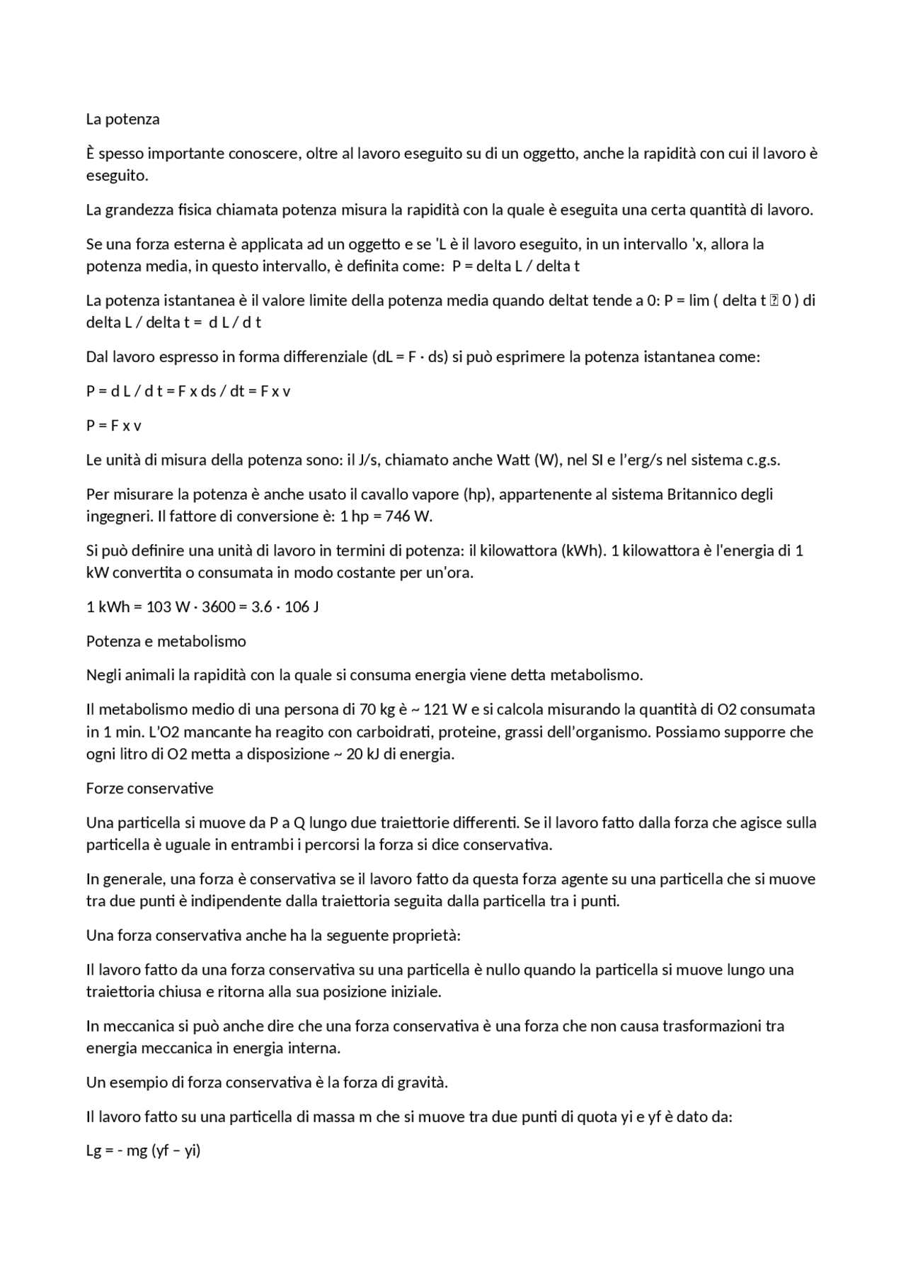 Fisica (dispensa prima parte) | Dispense di Fisica | Docsity