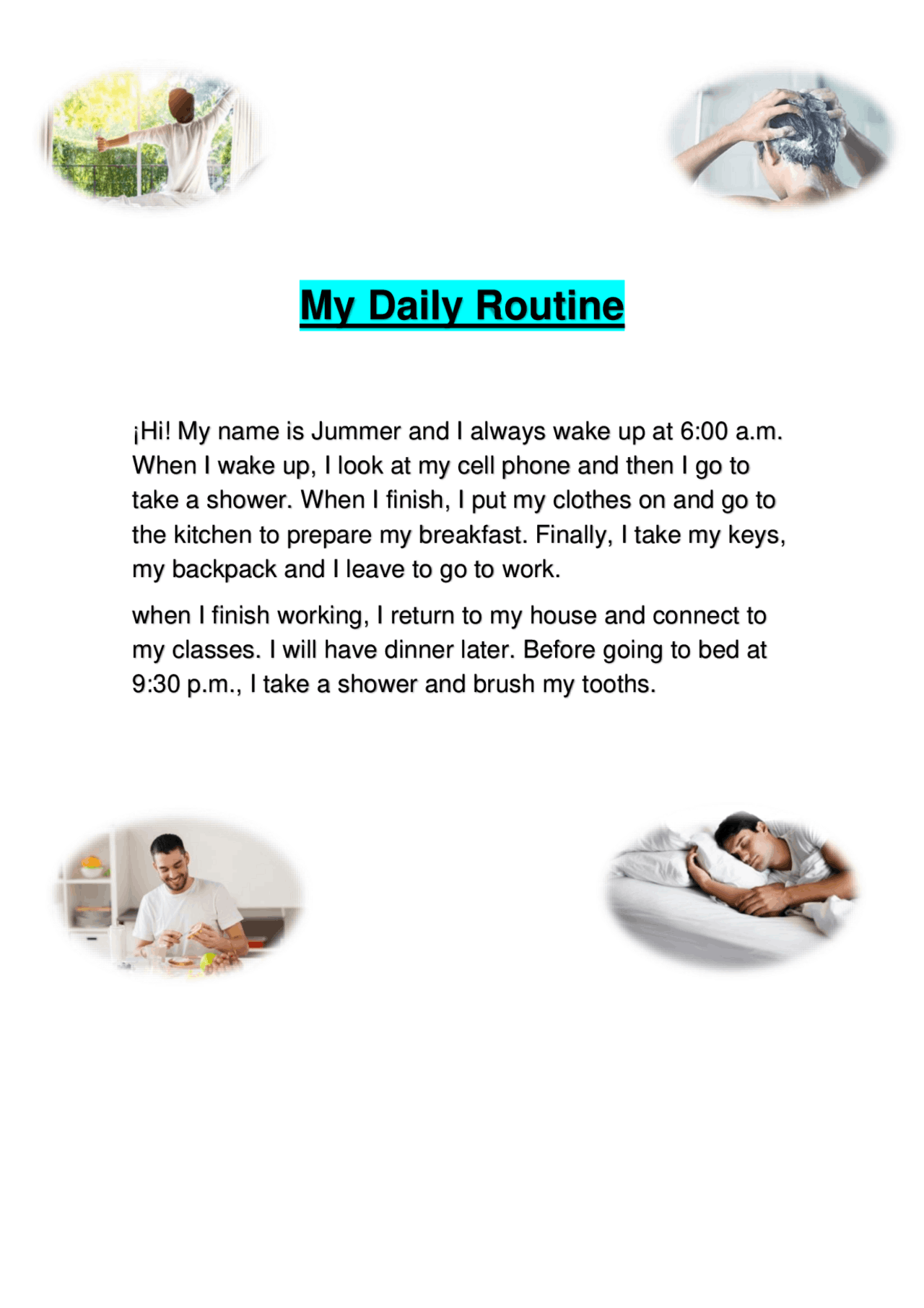 RUTINA DIARIA DURANTE TU DIA | Guías, Proyectos, Investigaciones de ...