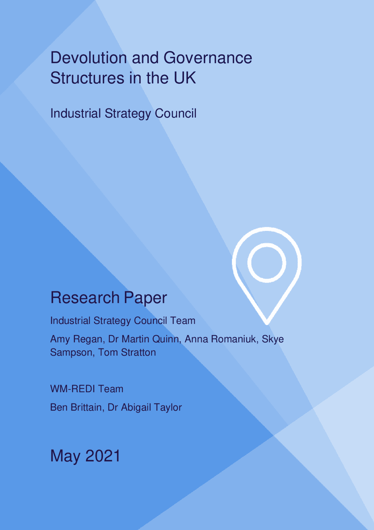 UK Devolution & Governance: Lessons from Industrial Strategy Council ...