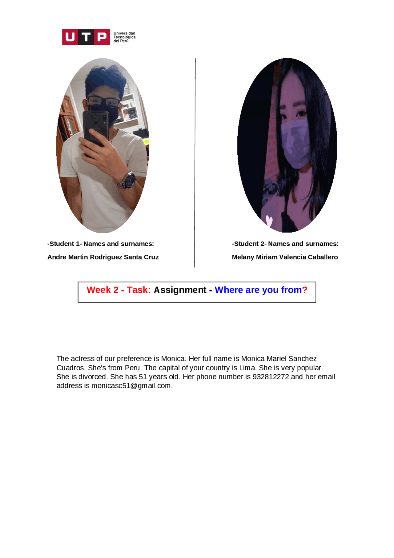 (AC-S05) Week 5 - Pre-Task: Quiz - Practicing the verb to be | Ejercicios de Inglés - Docsity