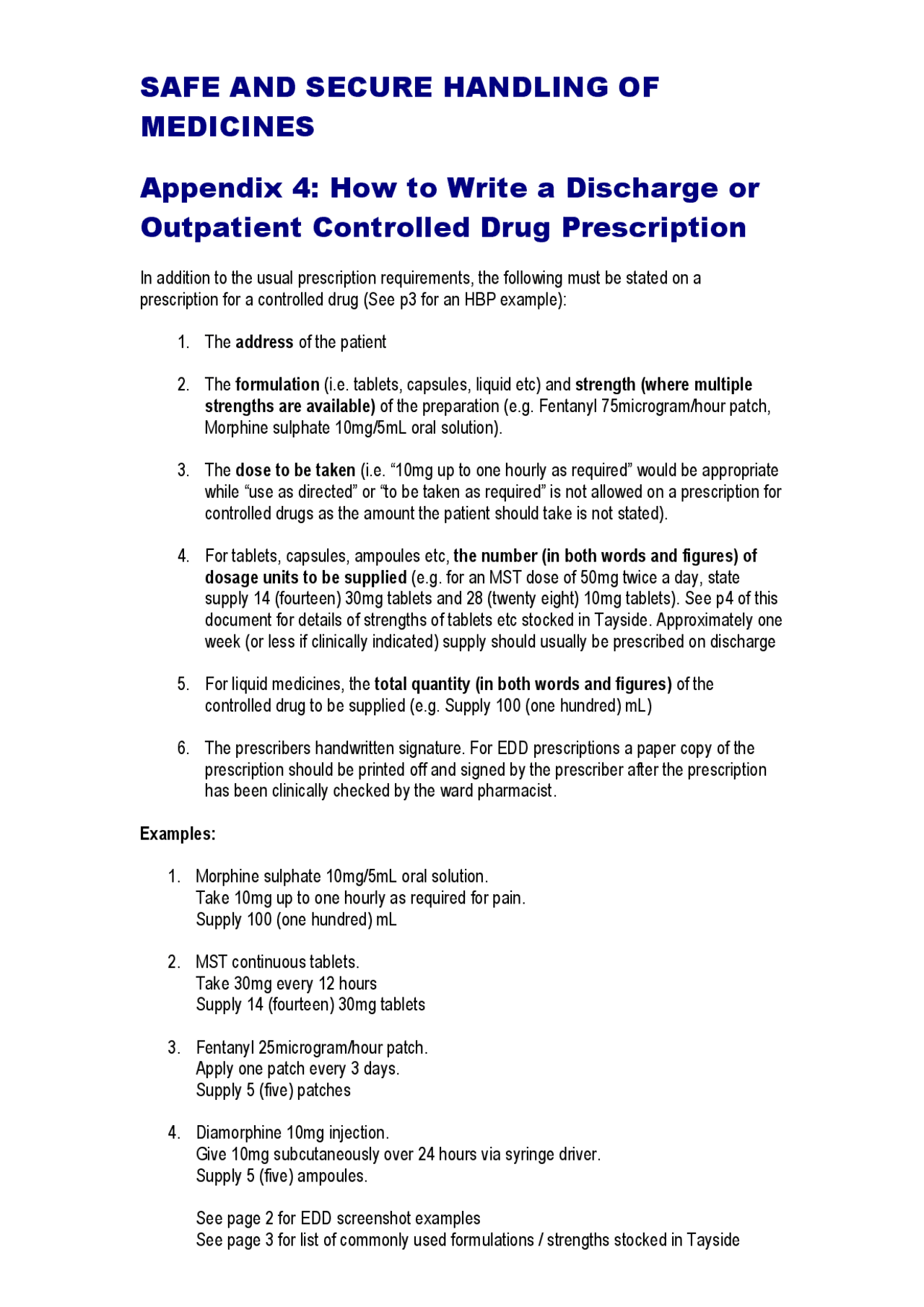 How to Write a Controlled Drug Prescription in Hospital | Lecture notes ...