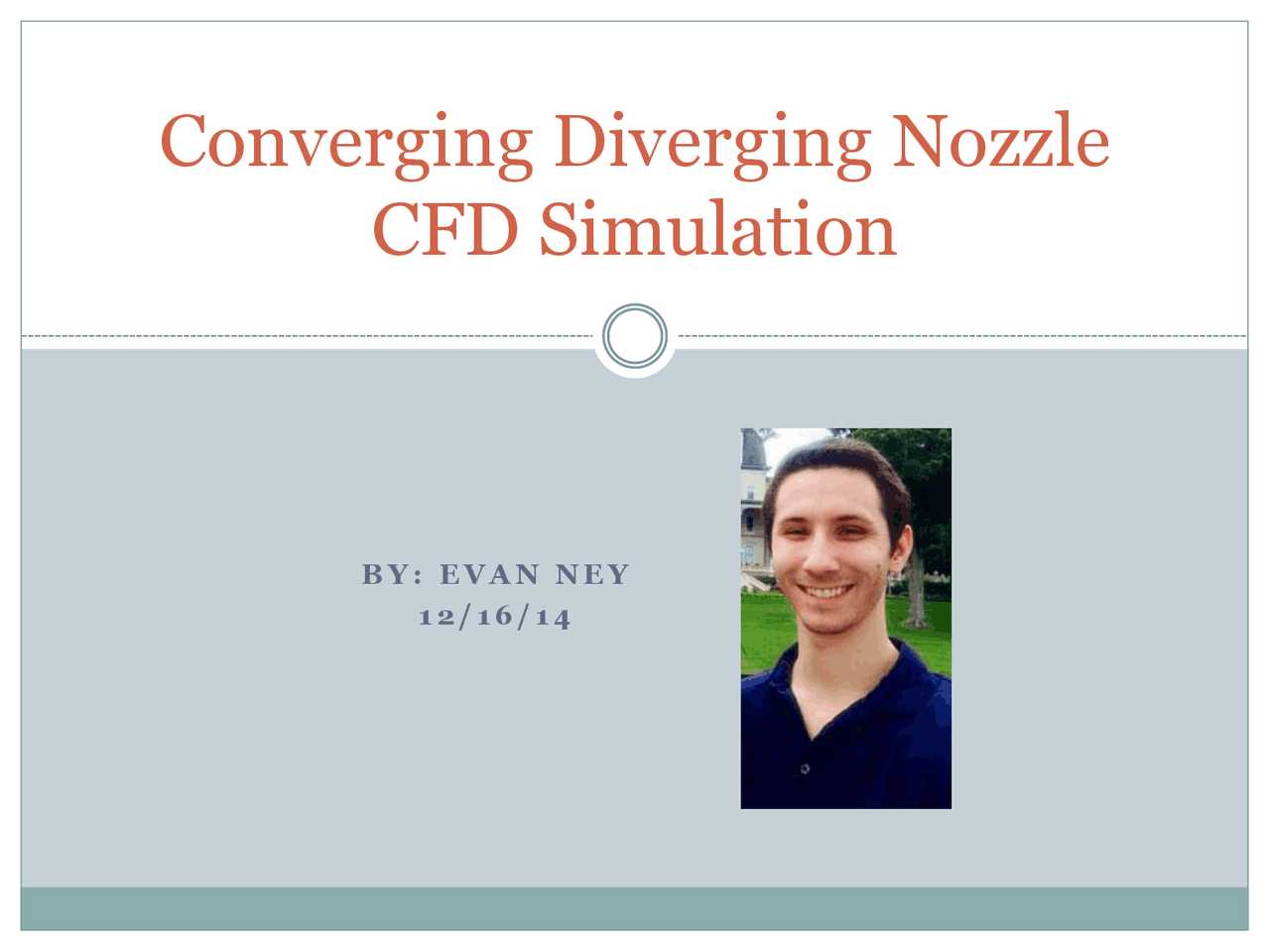 Converging Diverging Nozzle CFD Simulation | Study notes Design | Docsity