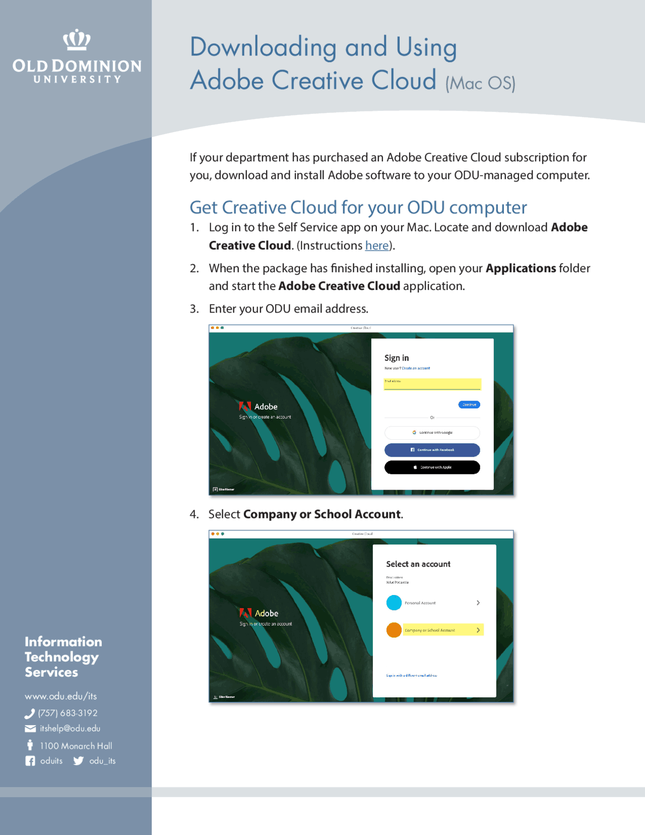 Downloading And Using Adobe Creative Cloud Mac Os Lecture Notes
