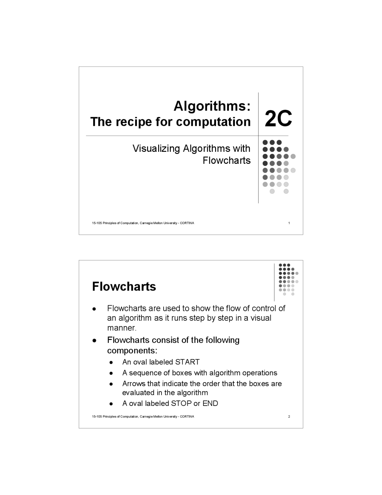 Algorithms Lecture Notes Algorithms And Programming Docsity 5748