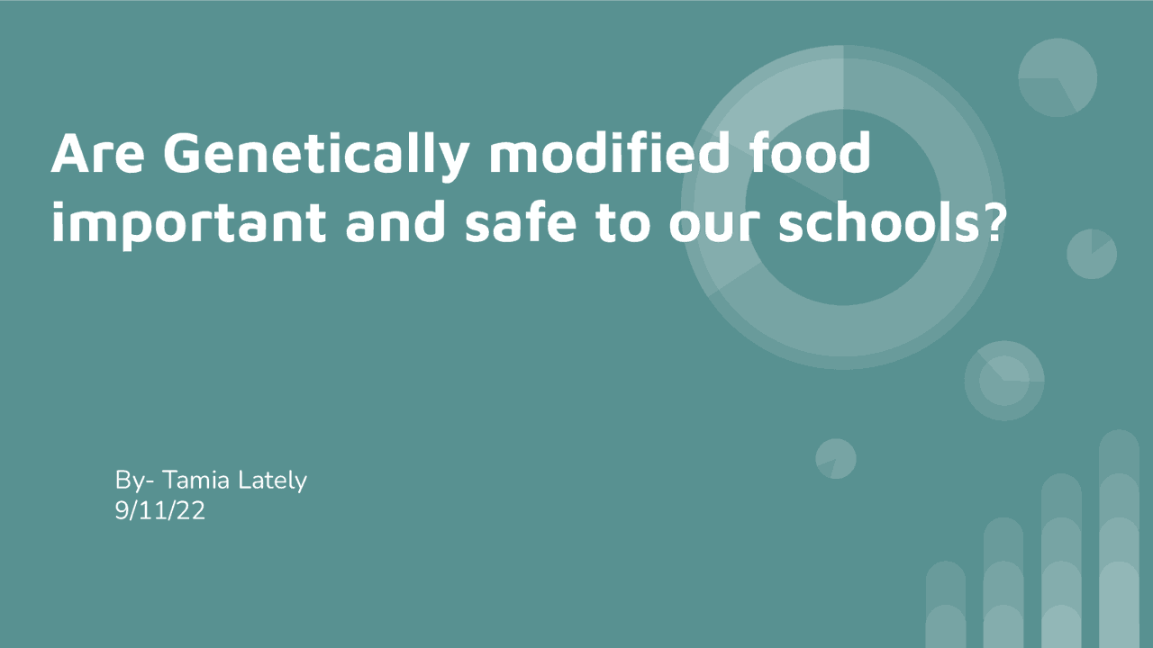 Modified Foods Facts And Is It Safe Cheat Sheet English Docsity