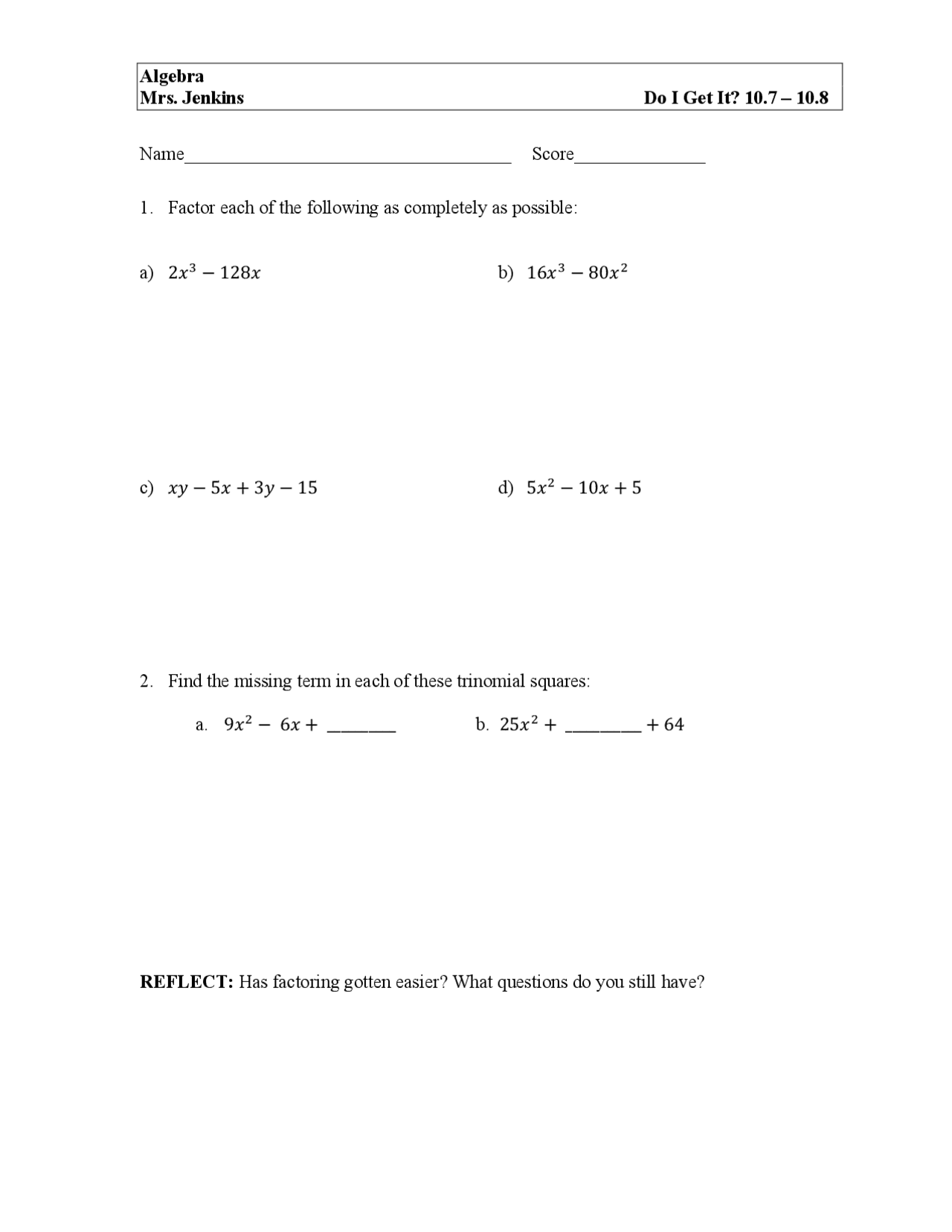 Algebra 1 Digi Mathematics Assignment Assignments Mathematics Docsity