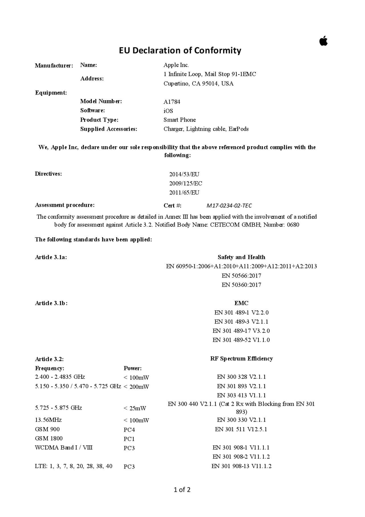EU Declaration of Conformity | Study notes Economy of the European ...