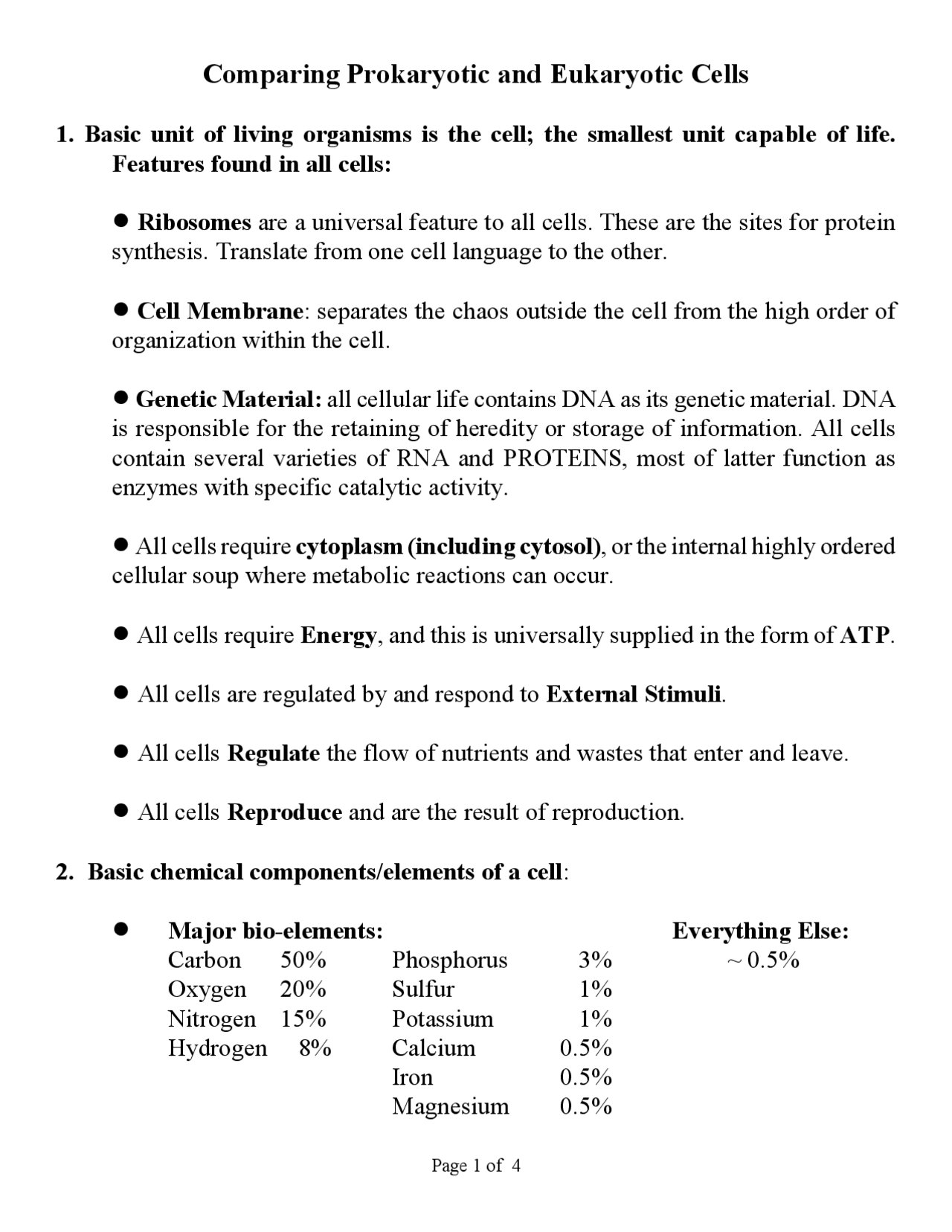 Comparing Prokaryotic and Eukaryotic Cells: Features, Components, and ...