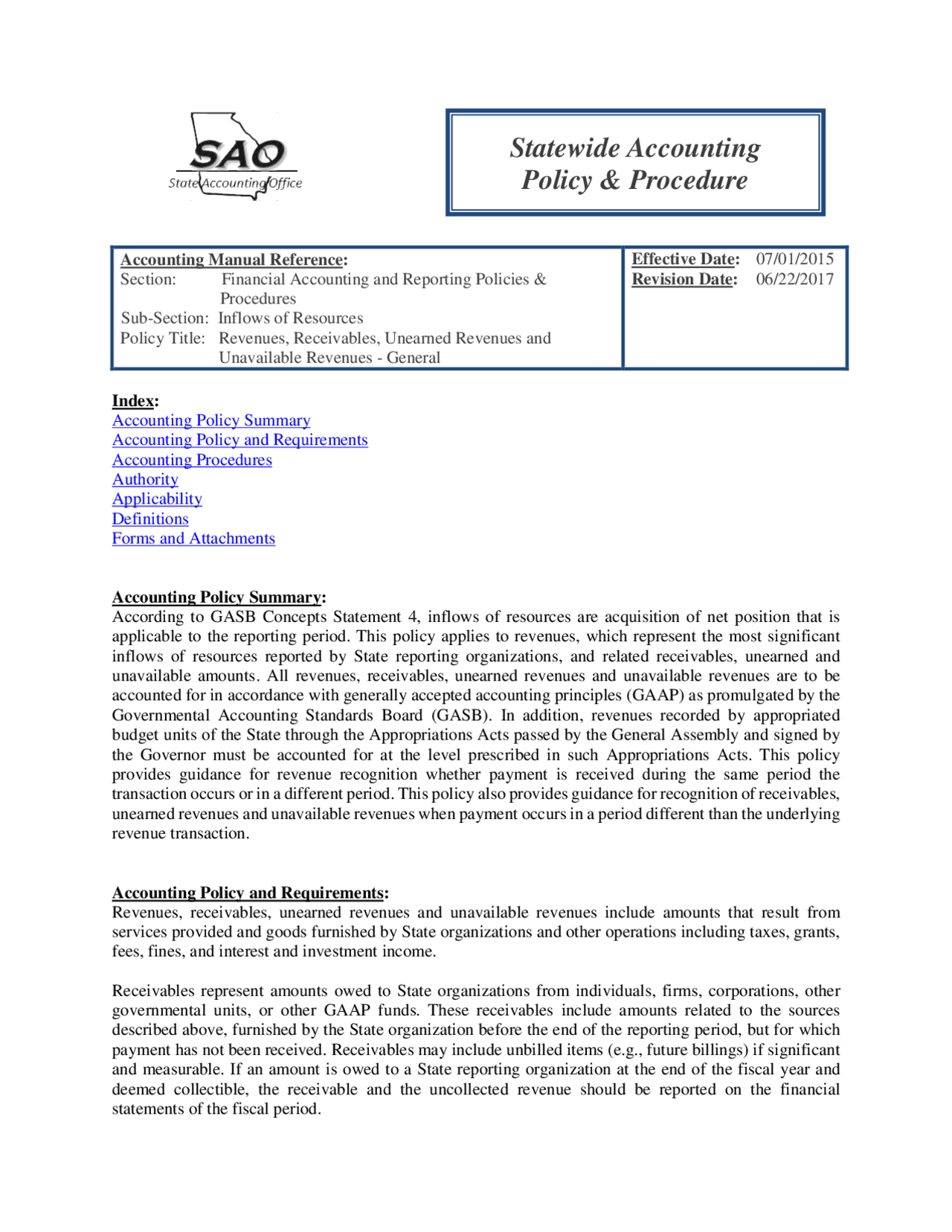 General - Statewide Accounting Policy & Procedure | Slides Accounting ...