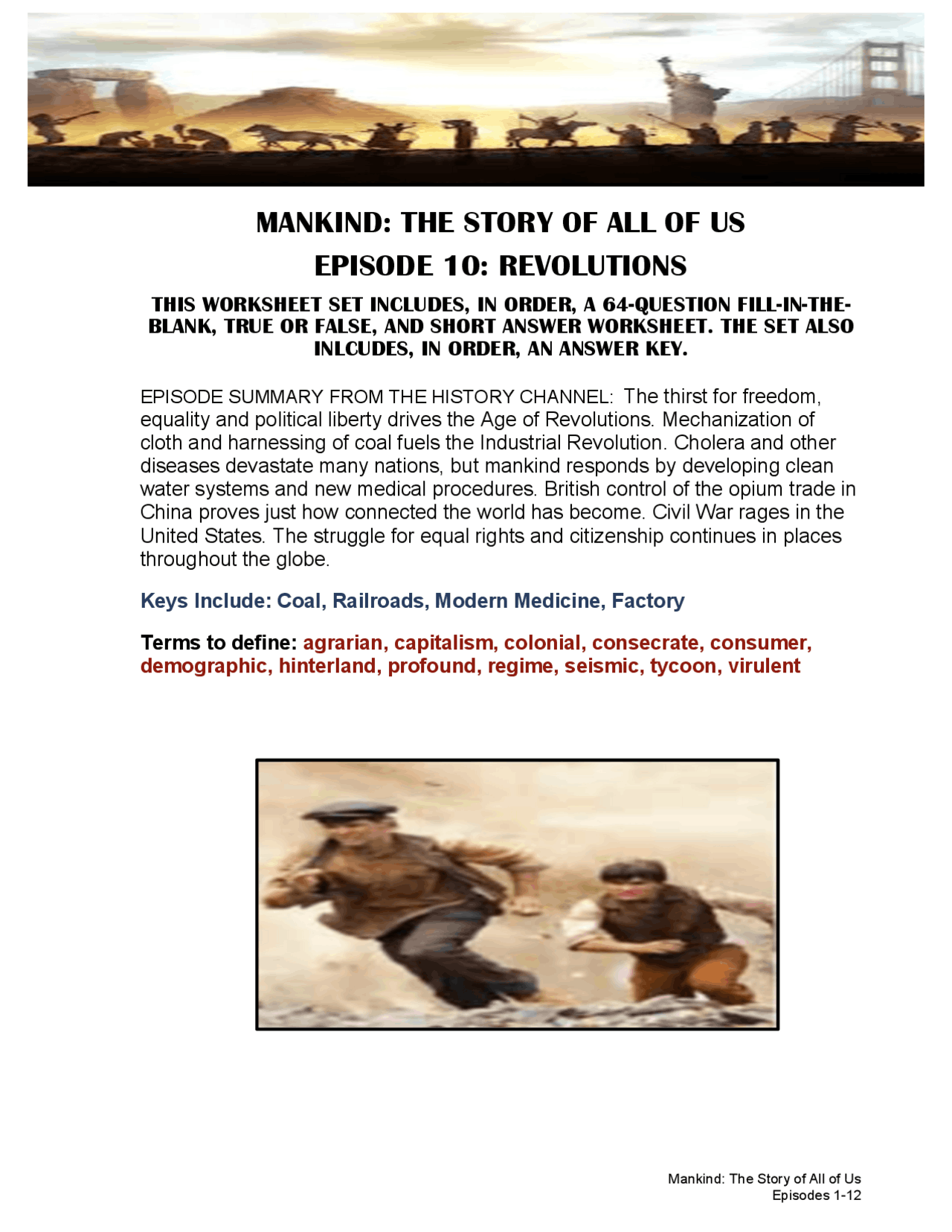 MANKIND: THE STORY OF ALL OF US EPISODE 10 | Study Guides, Projects ...