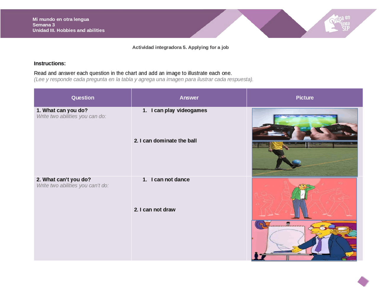 M06S3AI5 modulo 6 semana 3 actividad integradora 5 | Ejercicios de Historia de España | Docsity