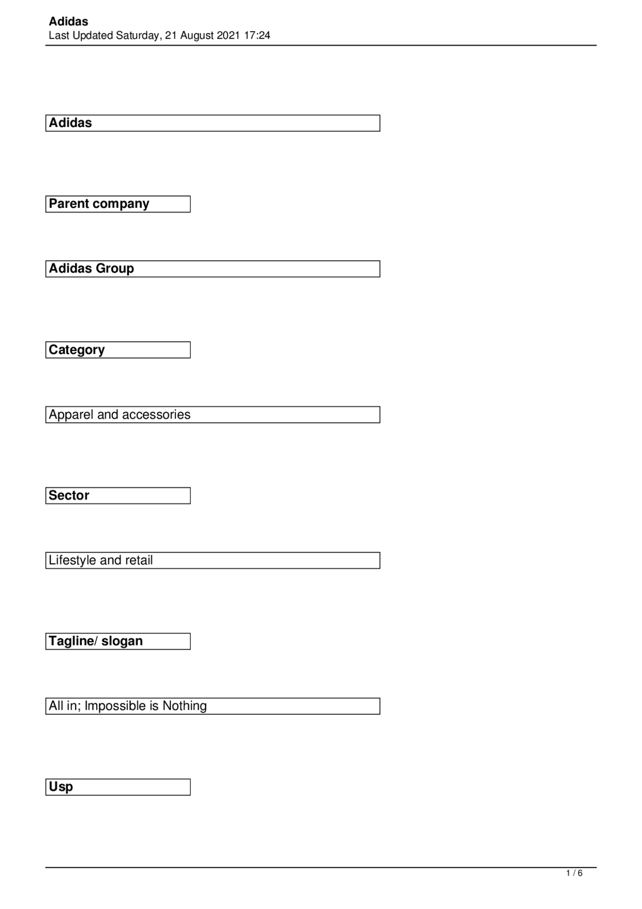 Adidas: A Global Leader in Sports Equipment and Apparel | Schemes and ...