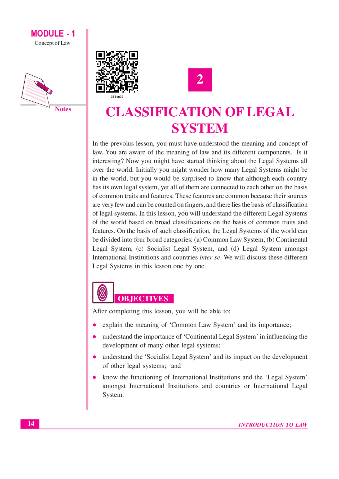 2 CLASSIFICATION OF LEGAL SYSTEM | Lecture notes Law | Docsity