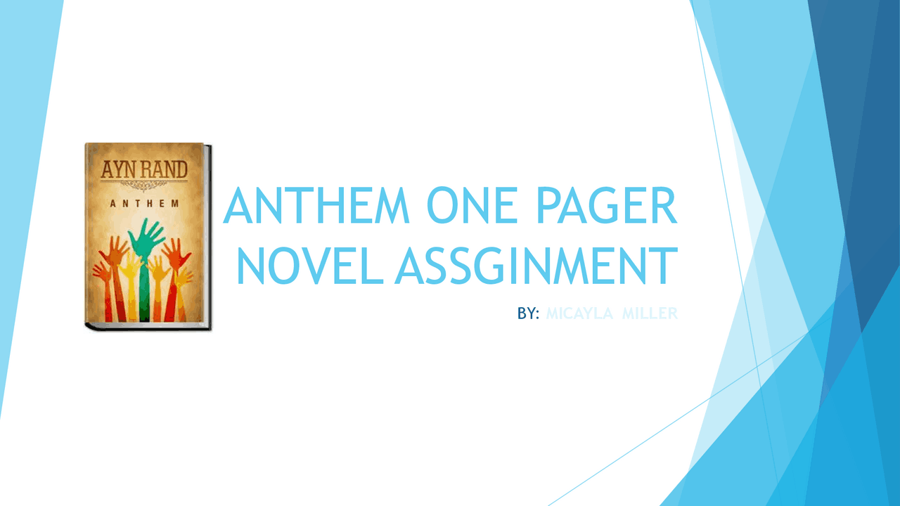 Anthem: Ayn Rand's Exploration of Equality, Identity, and Individuality ...
