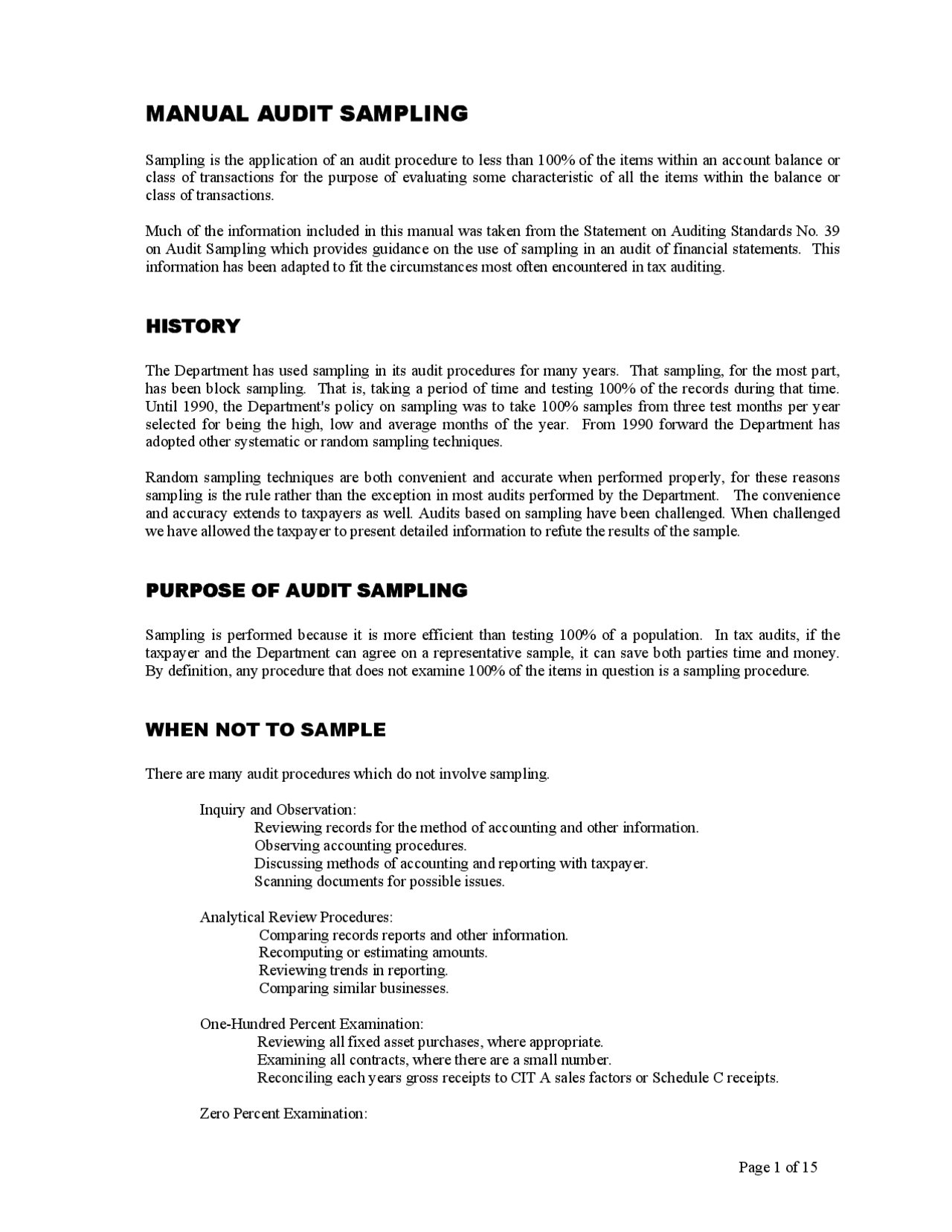 Sampling in Auditing: Techniques for Representative Results | Study ...