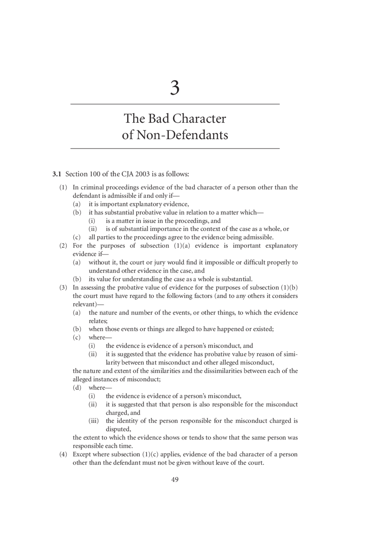 The Bad Character of Non-Defendants | Study notes Law | Docsity