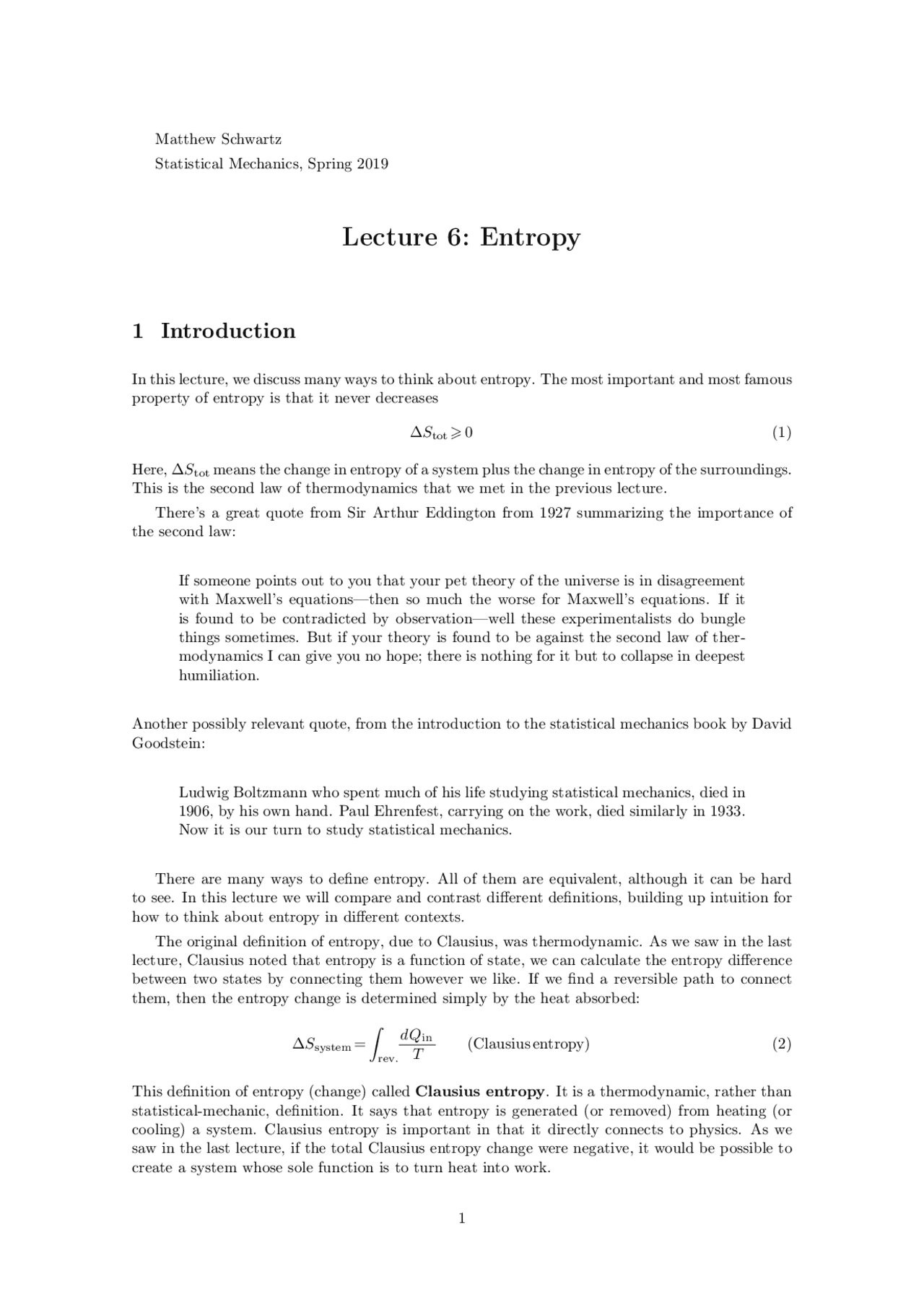 Lecture 6 Entropy Schemes And Mind Maps Law Docsity
