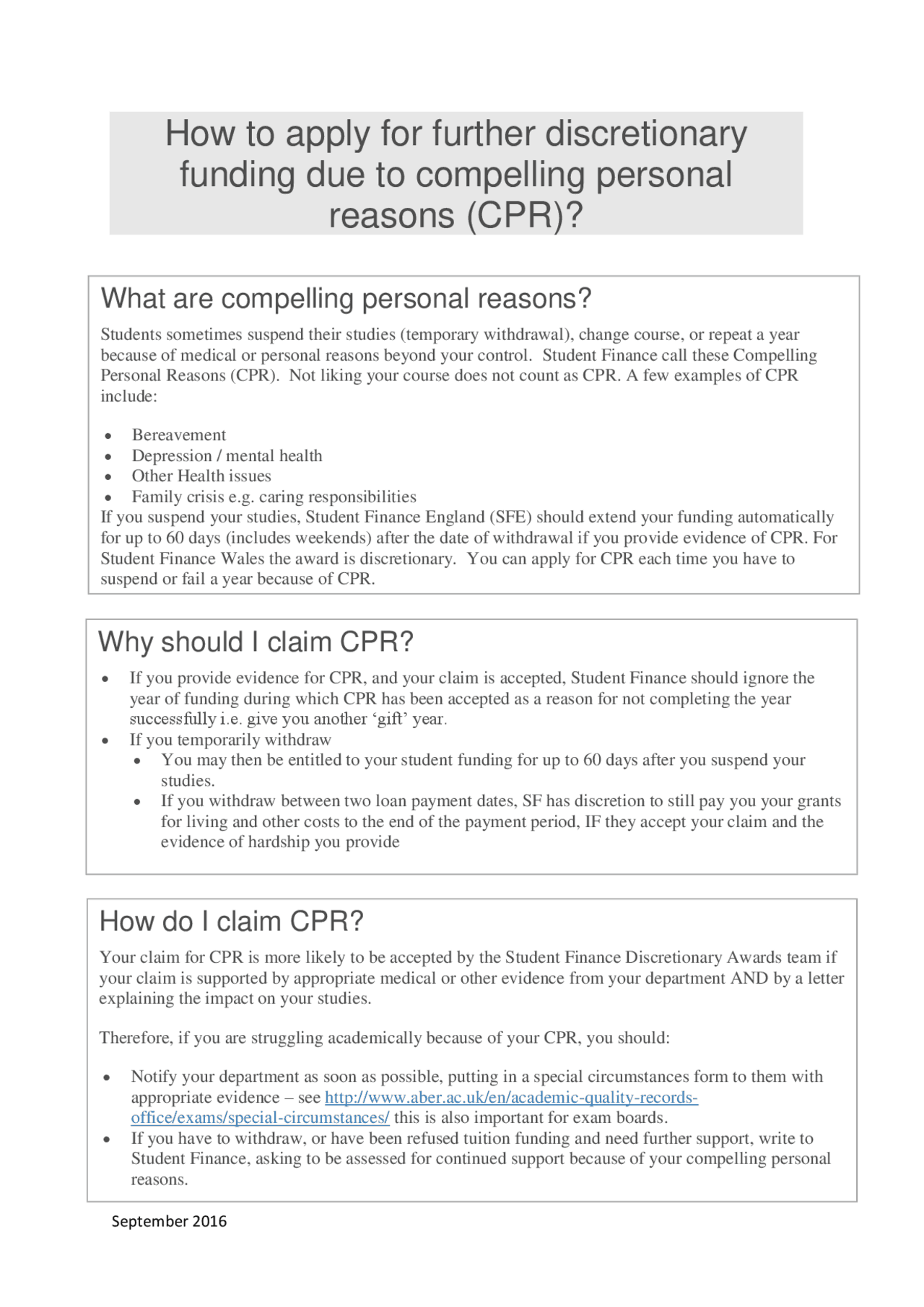 How to apply for further discretionary funding due to ... | Study notes ...