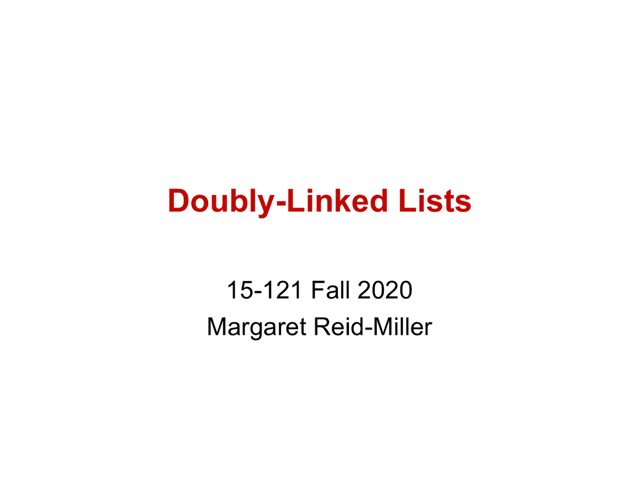 Doubly Linked Lists Exercises Data Structures And Algorithms Docsity