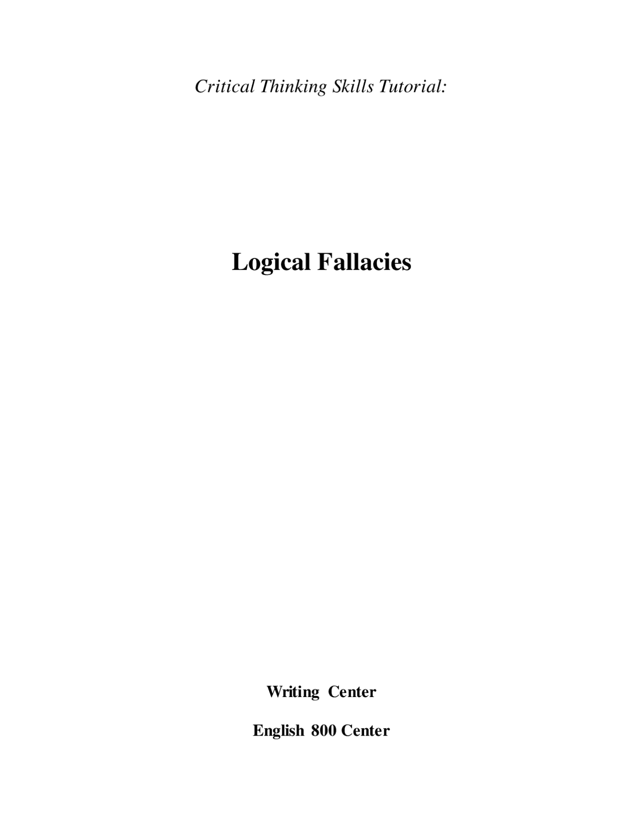 Logical Fallaciespdf Schemes And Mind Maps Law Docsity