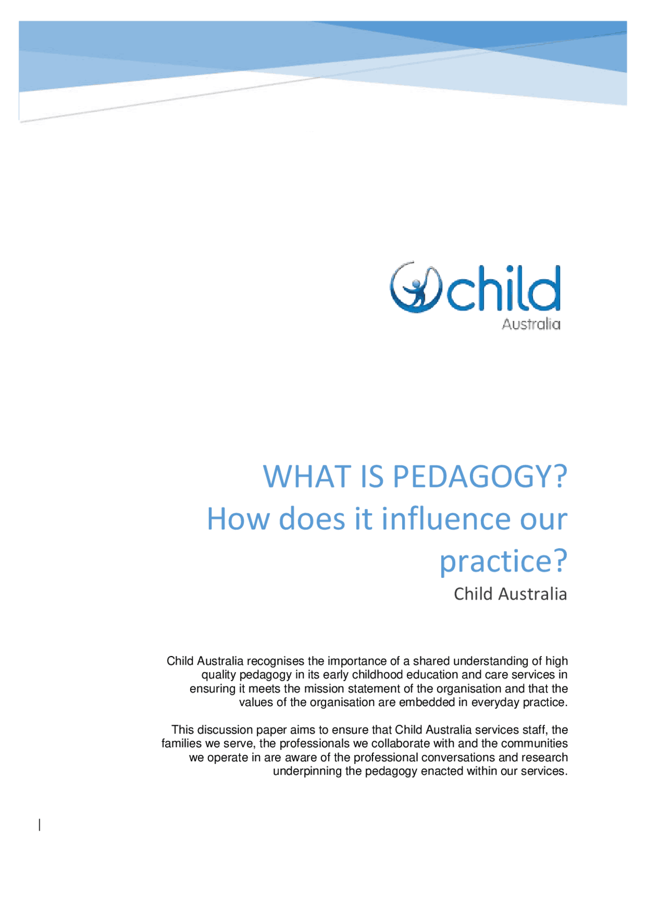 What Is Pedagogy How Does It Influence Our Practice Lecture Notes