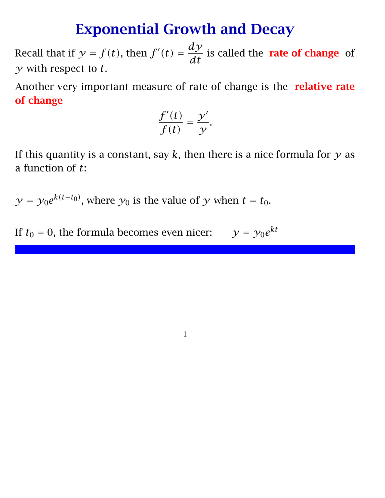 Exponential Growth and Decay: Population and Temperature Change ...