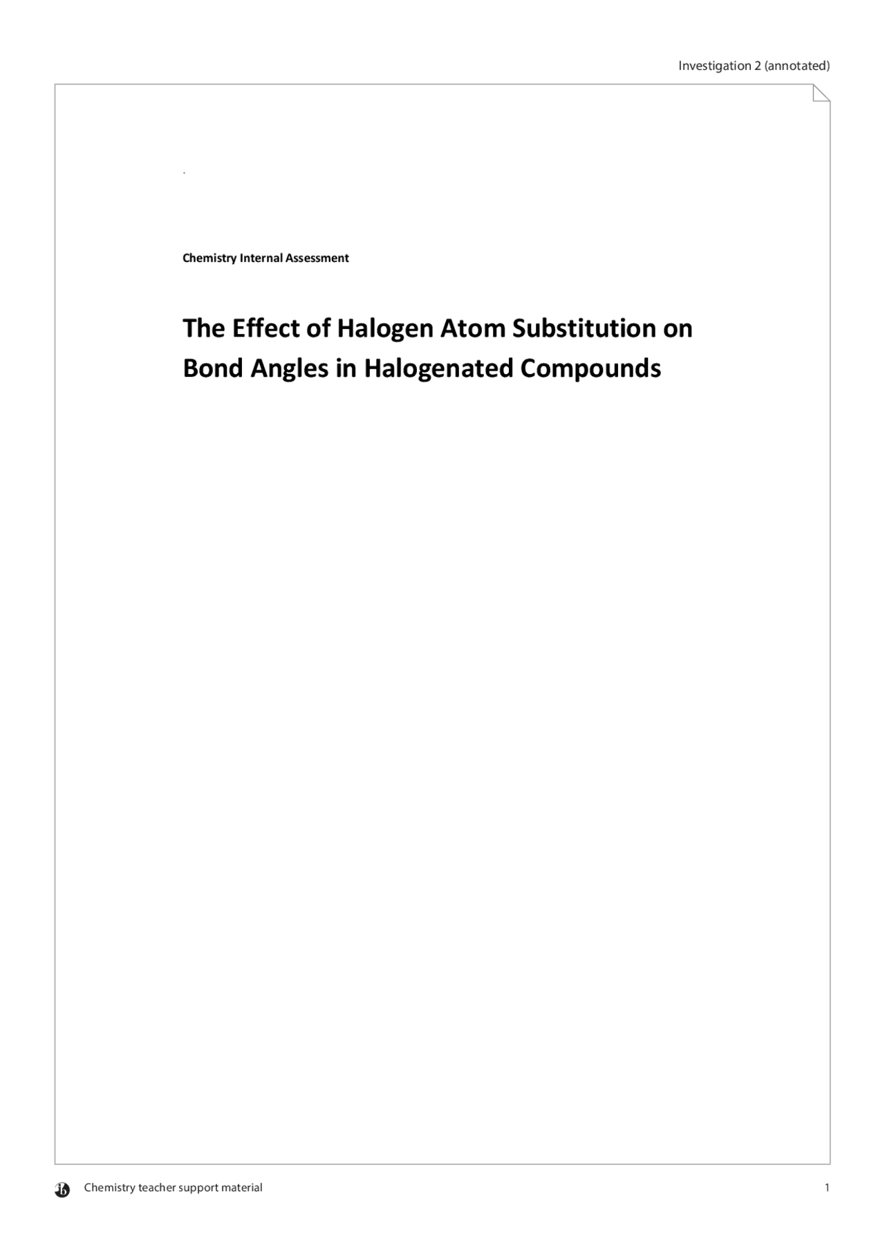 The Effect of Halogen Atom Substitution on Bond Angles in ... | Schemes ...