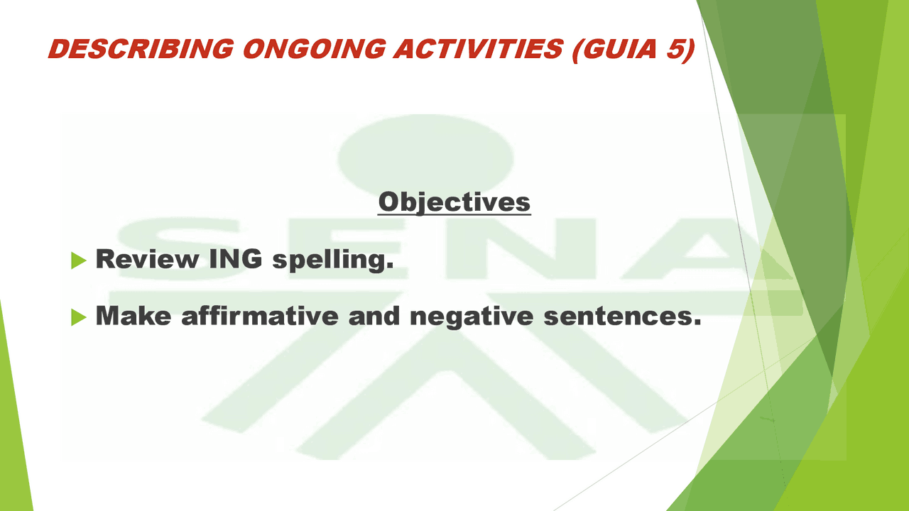 Actividades De Ingles Apuntes De Inglés Docsity