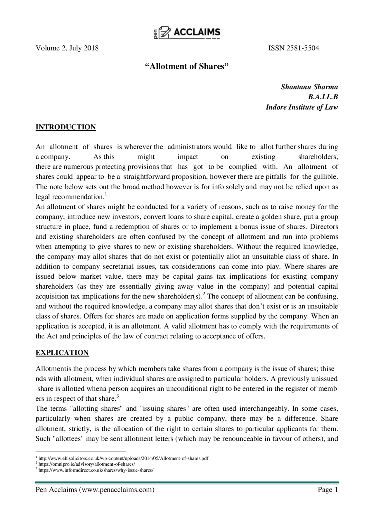 Understanding the Process of Allotting Shares in Companies | Study ...