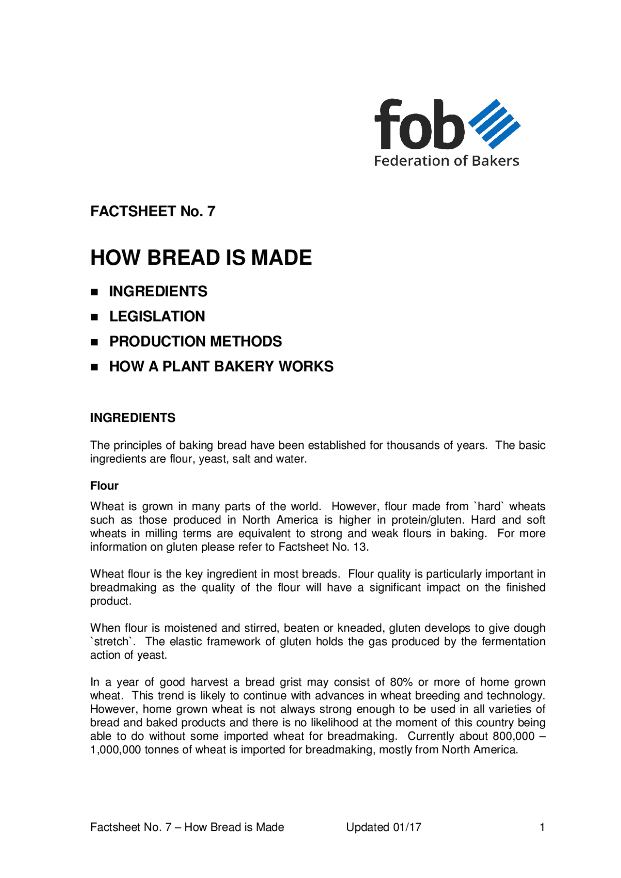 How Bread Is Made Lecture Notes Technology Docsity