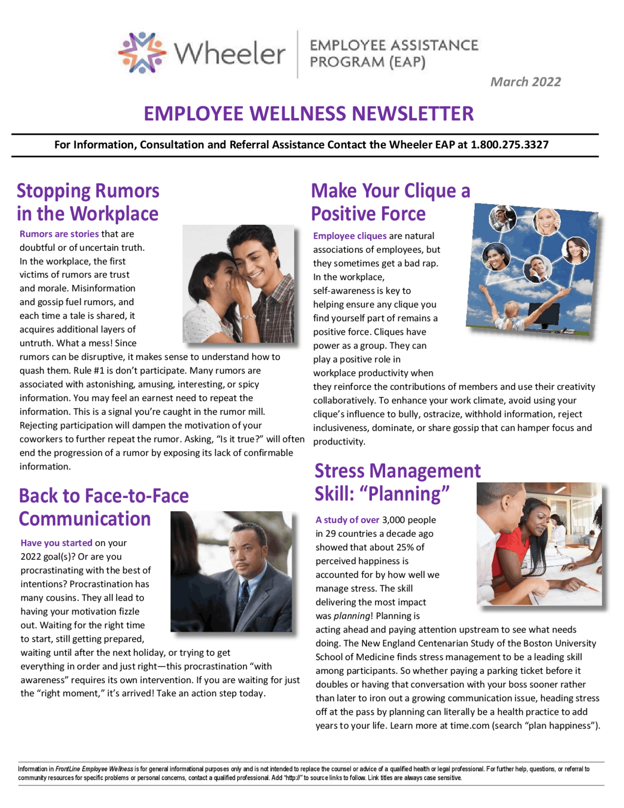 Workplace Wellness Newsletter: Productivity, Stress Management, and ...