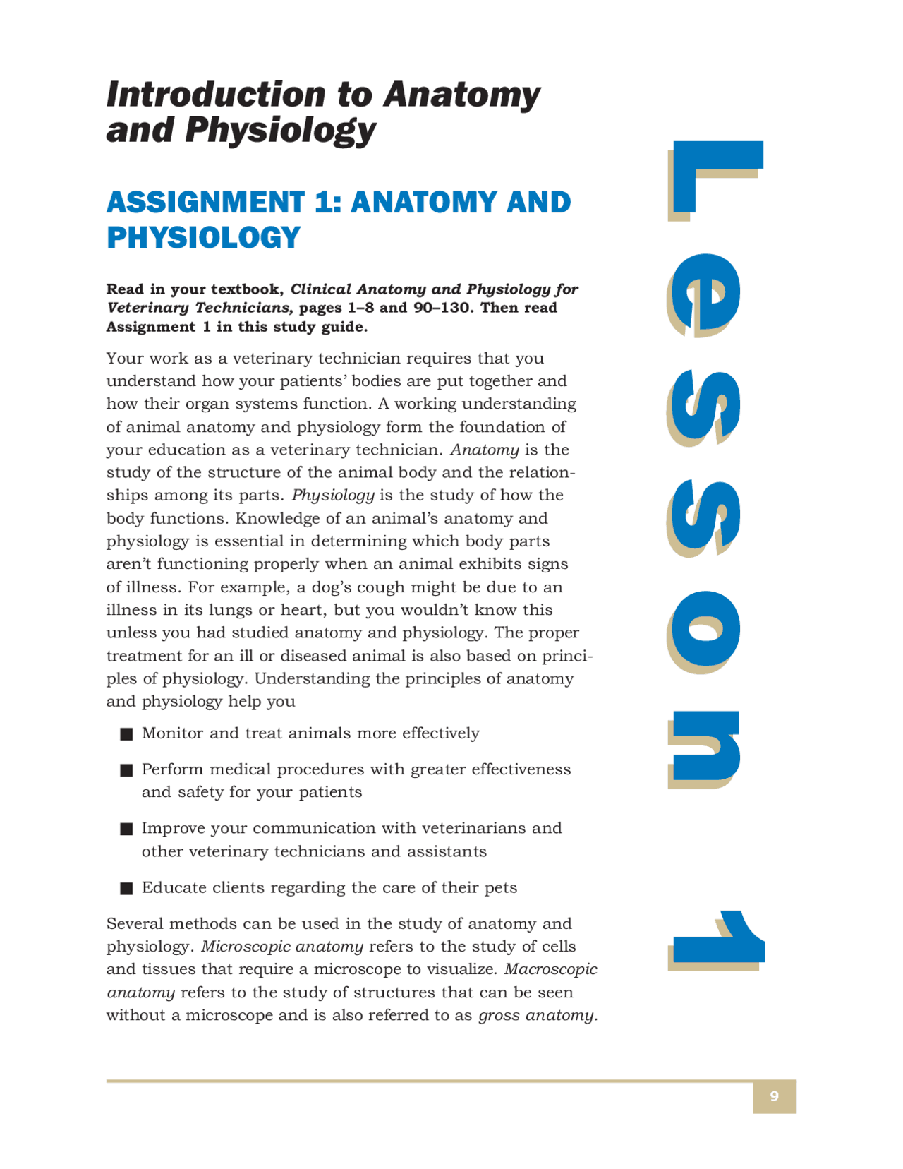 Introduction to Anatomy and Physiology | Study notes Anatomy | Docsity