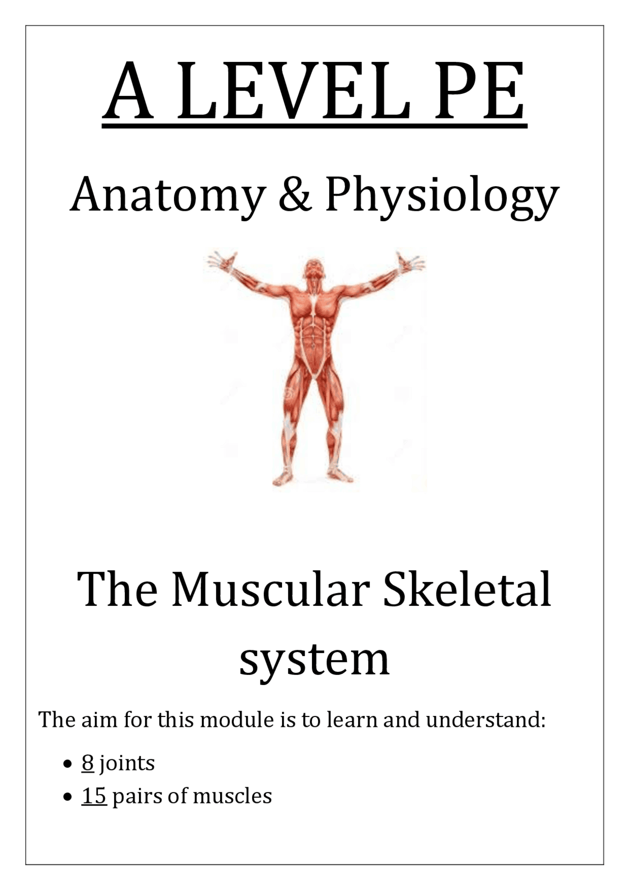 Anatomy & Physiology The Muscular Skeletal system | Slides Anatomy ...